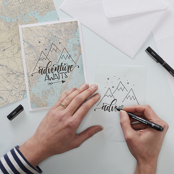 How to Make Hand Lettered Notelets | Hobbycraft