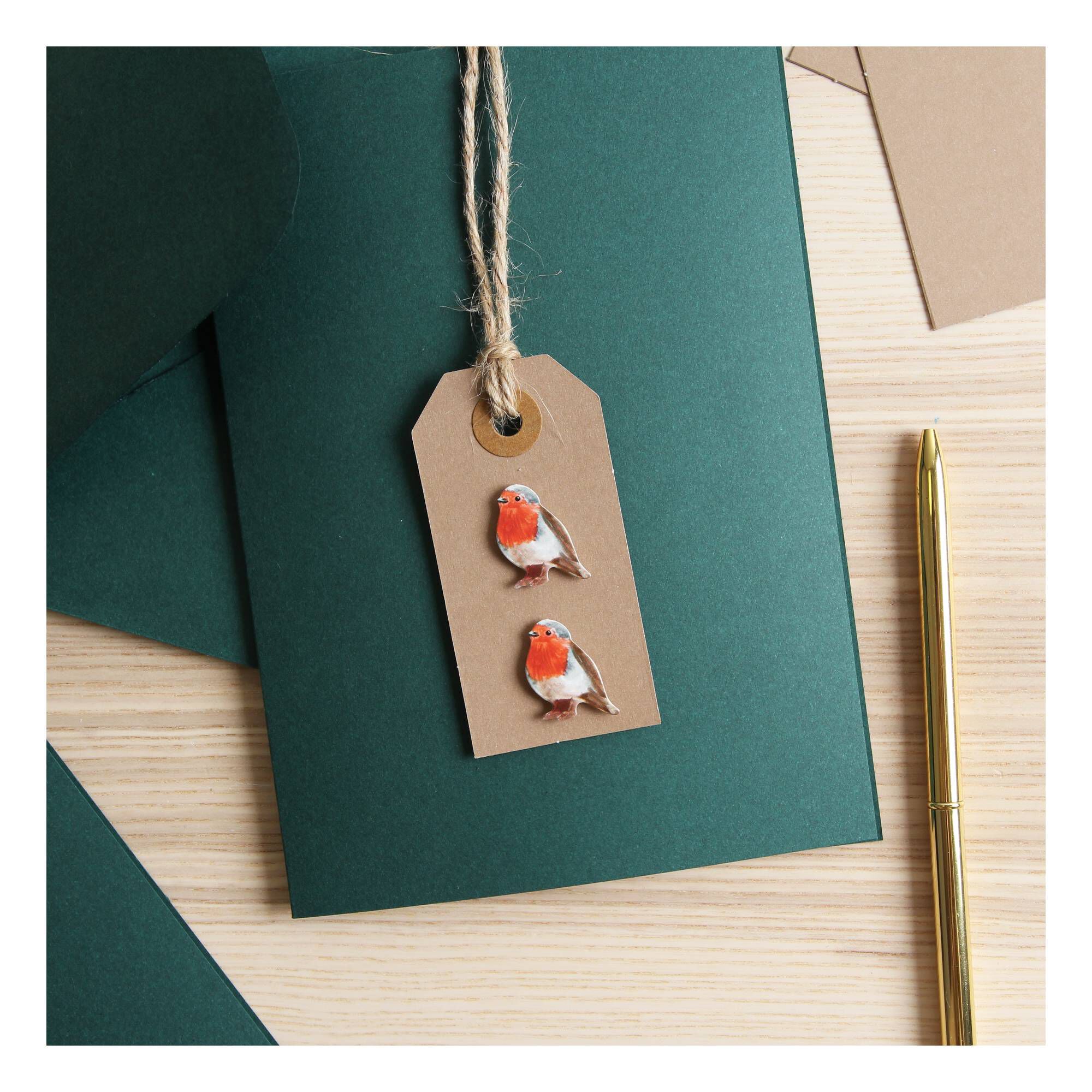 Robin Card Toppers 8 Pack | Hobbycraft