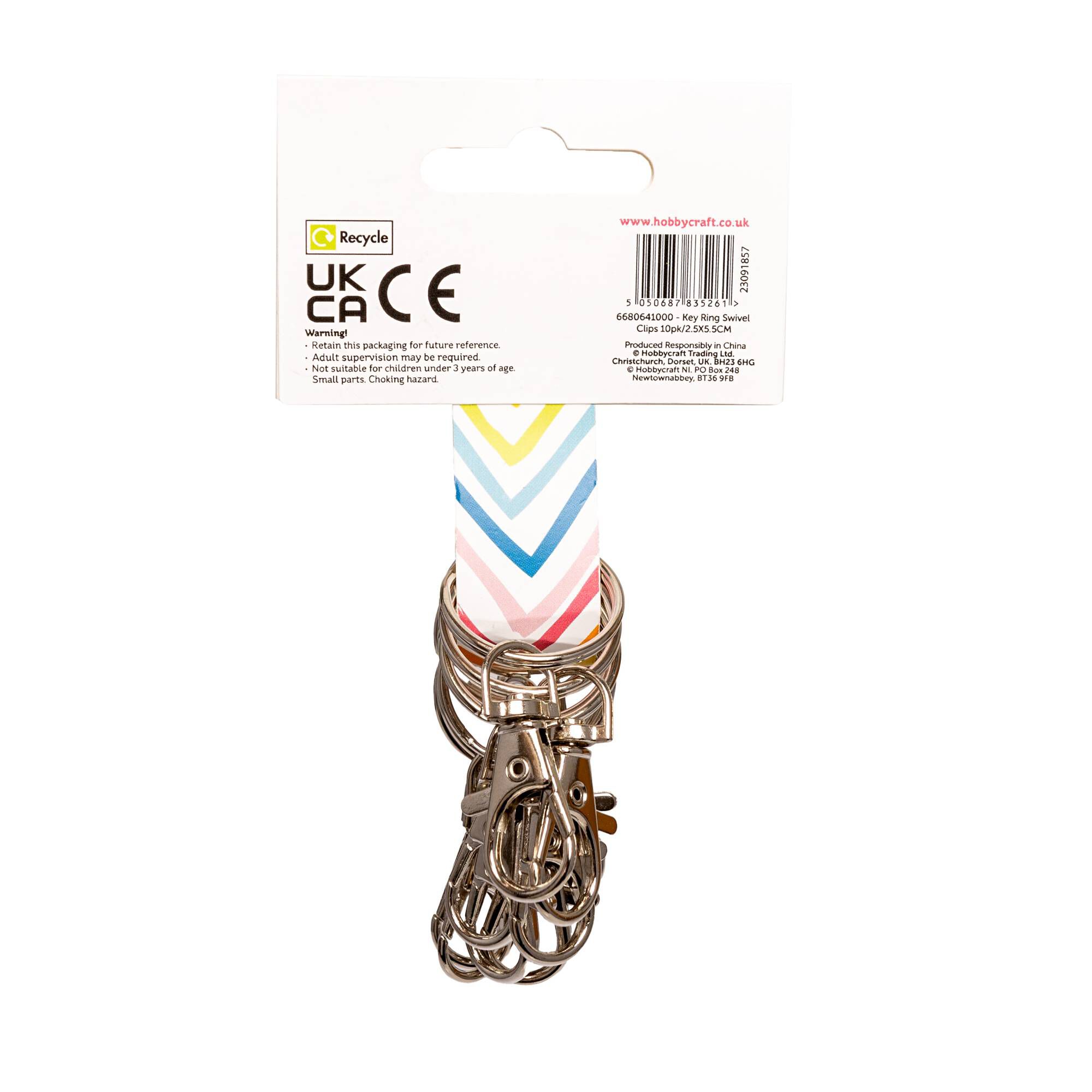 Swivel Clips 10 Pack | Hobbycraft