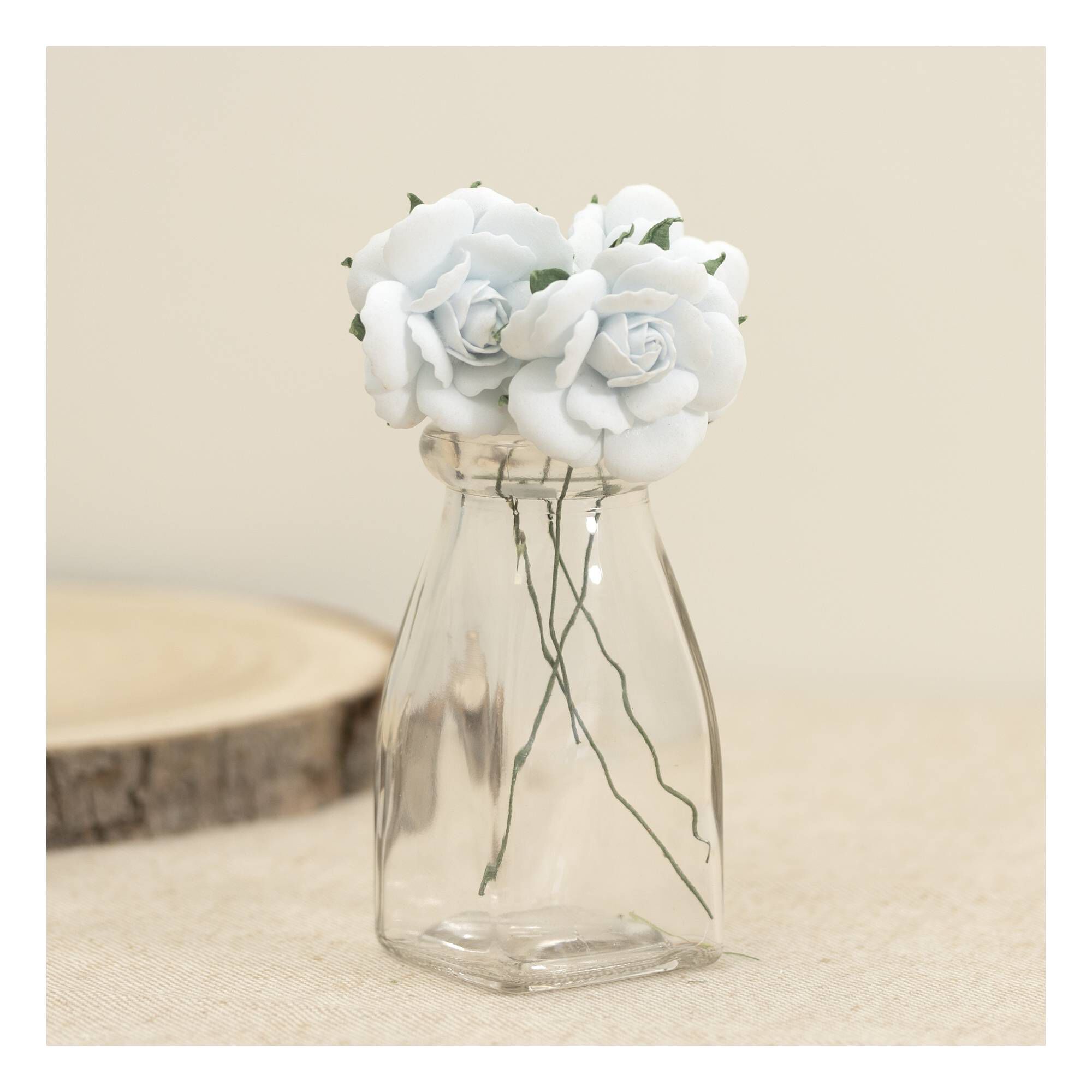 Cream Clara Flower Wired Floral Picks 4 Pieces | Hobbycraft