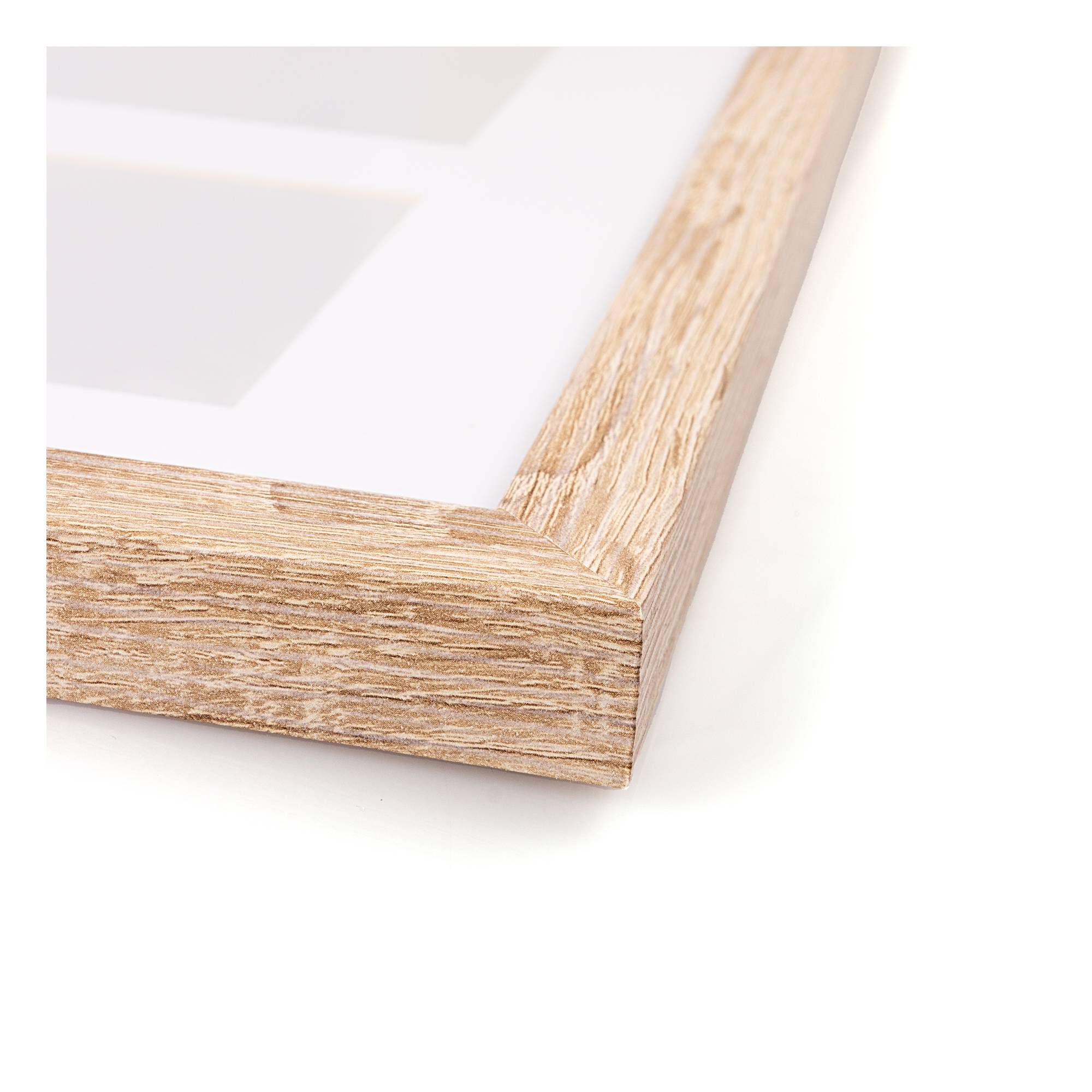 Light Oak Multi Aperture Frame 60cm x 25cm | Hobbycraft
