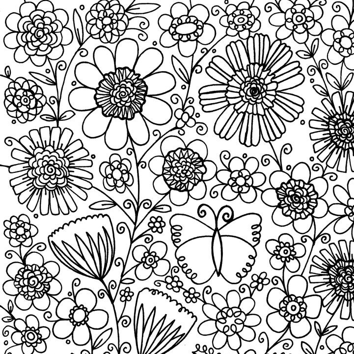 Butterfly Flower Garden Free Pattern Download | Hobbycraft