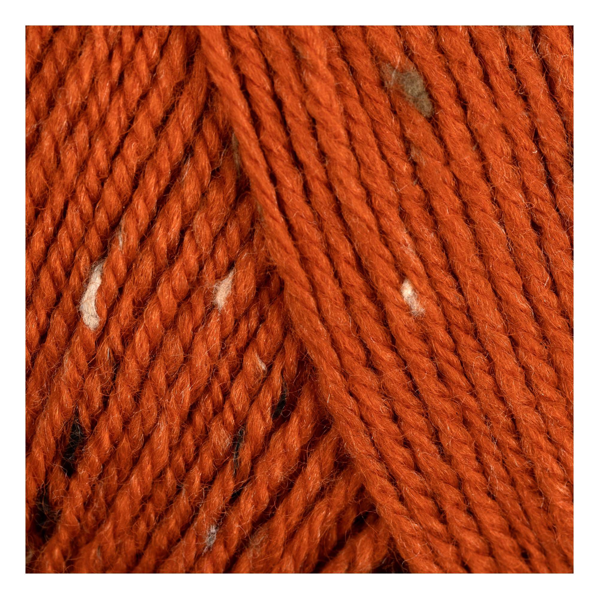 James C Brett Pumpkin Rustic Aran Tweed 400g | Hobbycraft