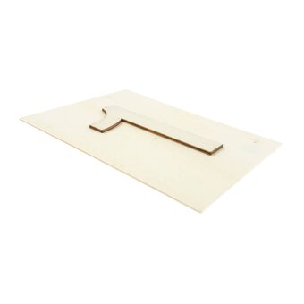 Wooden Number 1 Plaque 10cm x 15cm | Hobbycraft