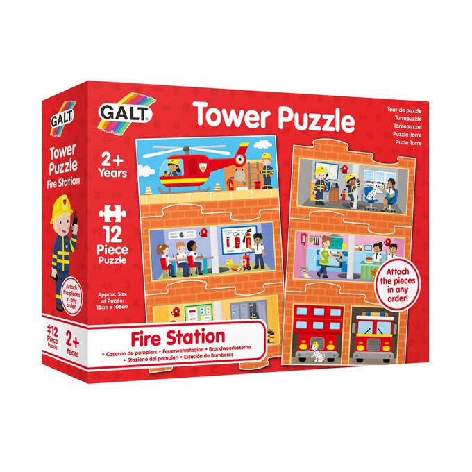 Galt Fire Station Tower Puzzle 12 Pieces | Hobbycraft