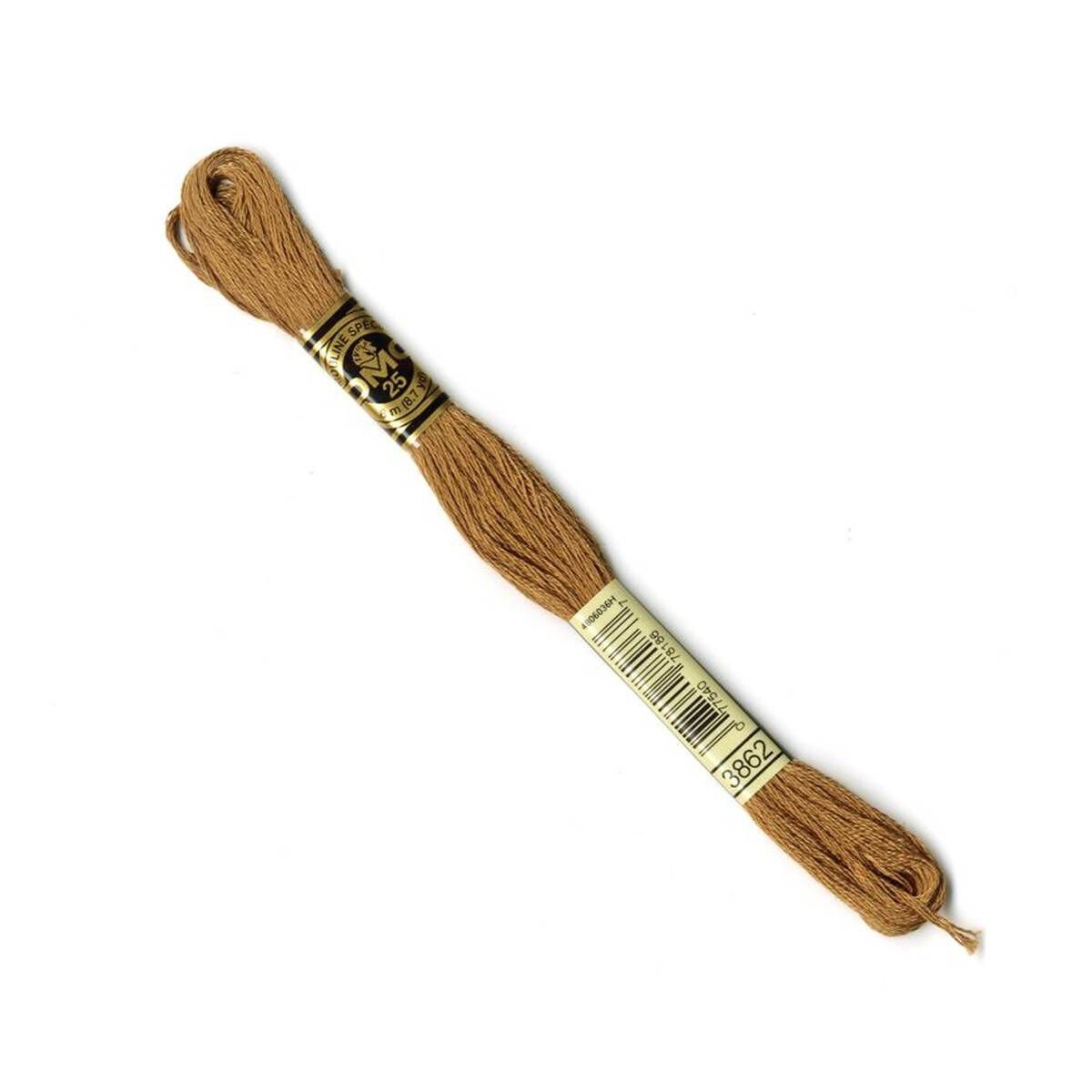 DMC Brown Mouline Special 25 Cotton Thread 8m (3862) | Hobbycraft