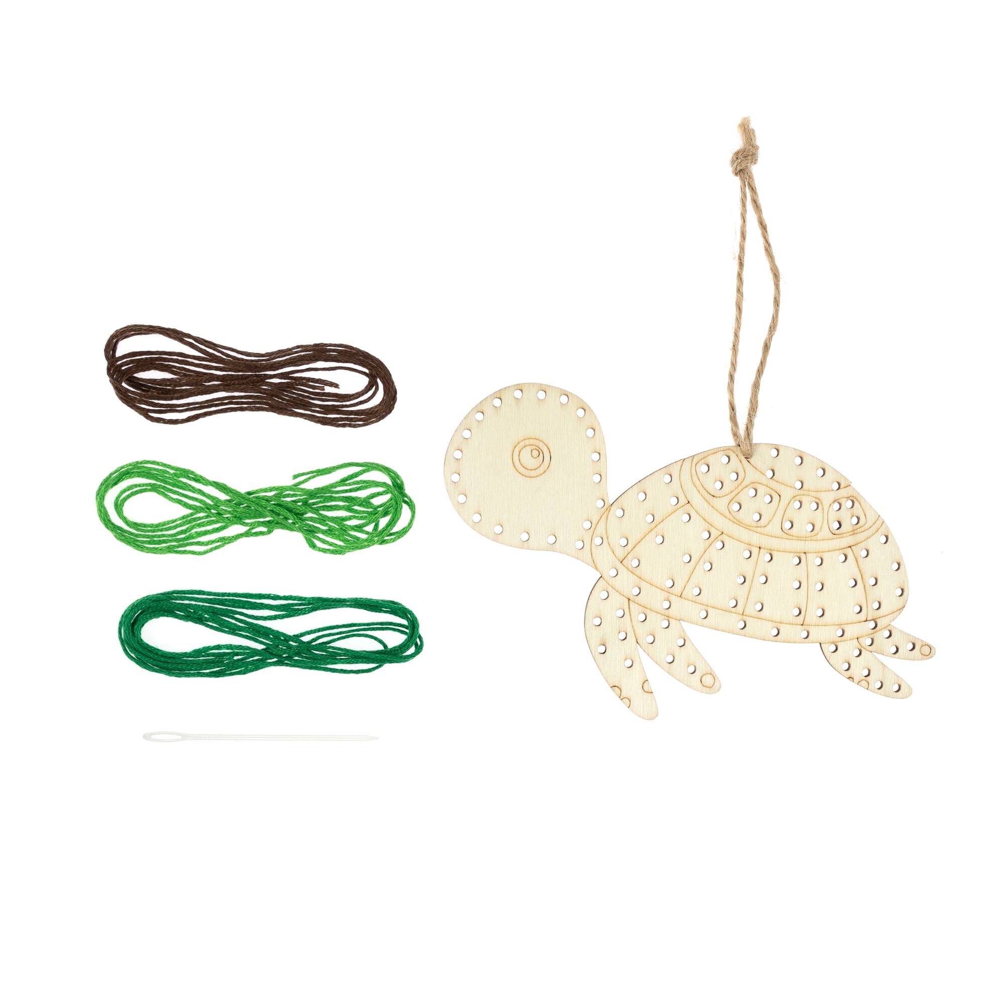 Turtle Wooden Threading Kit | Hobbycraft