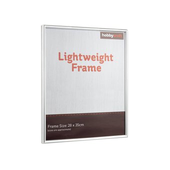 Silver Lightweight Frame 28cm x 35cm | Hobbycraft