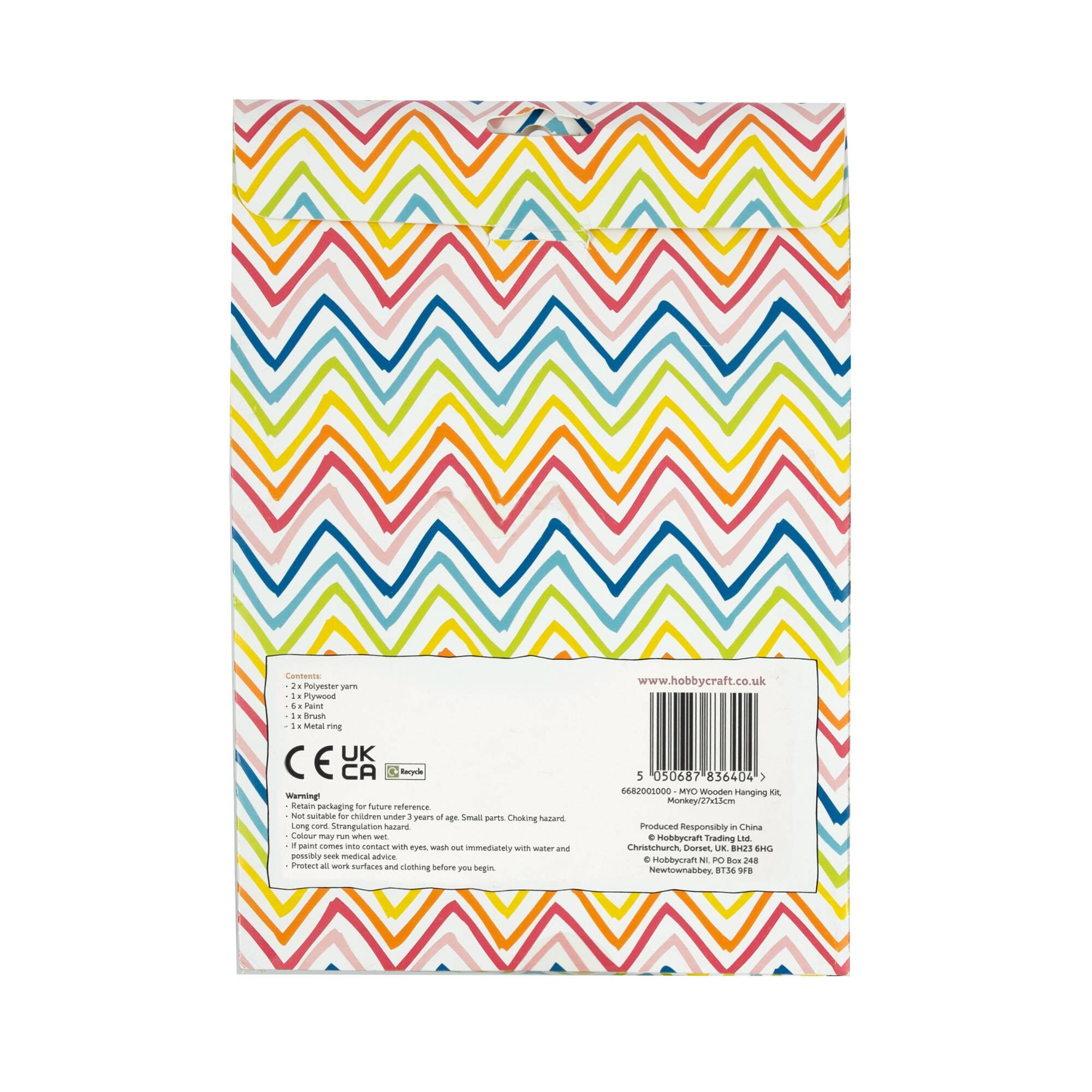 Make Your Own Wooden Hanging Monkey Kit | Hobbycraft