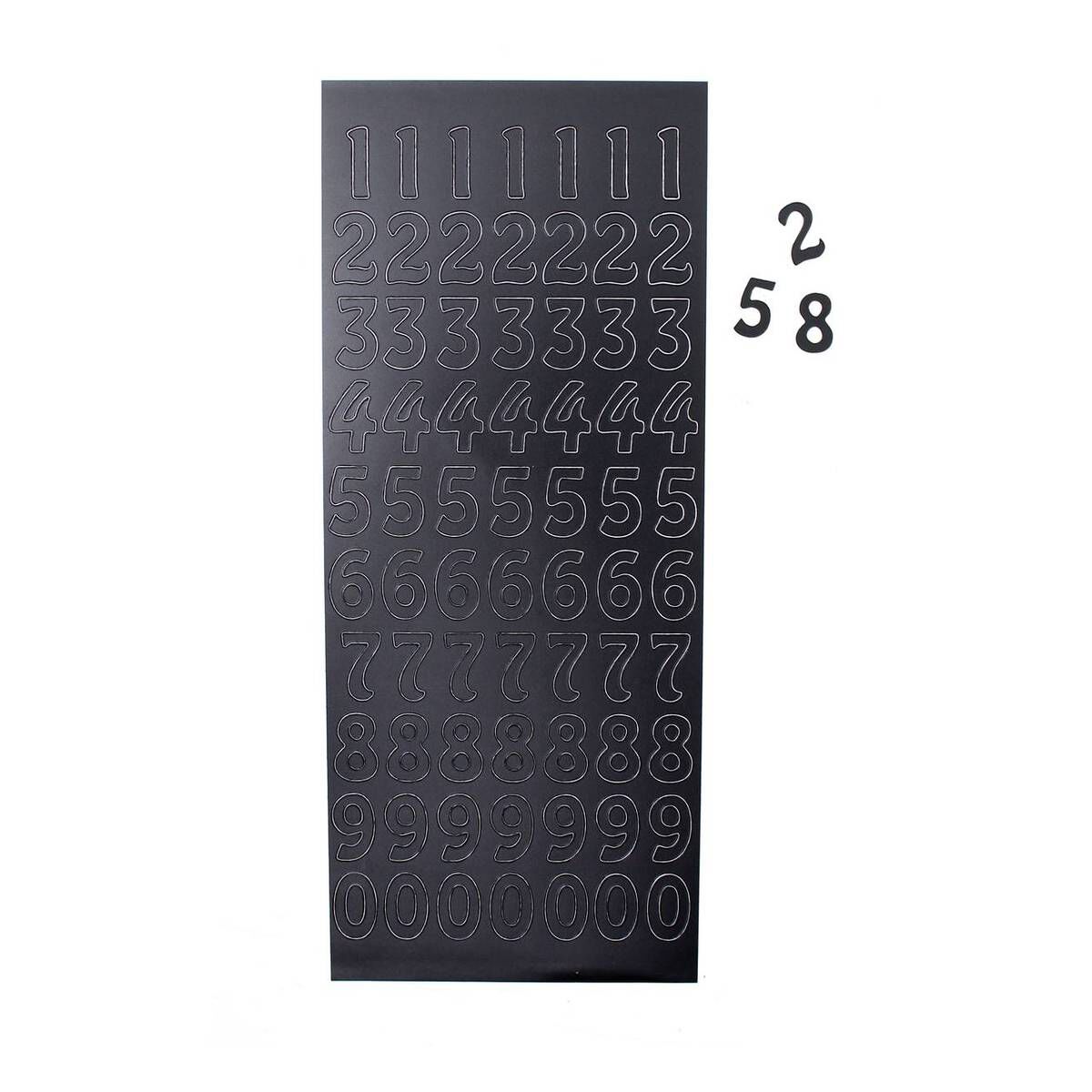 Anita's Large Black Number Outline Stickers | Hobbycraft