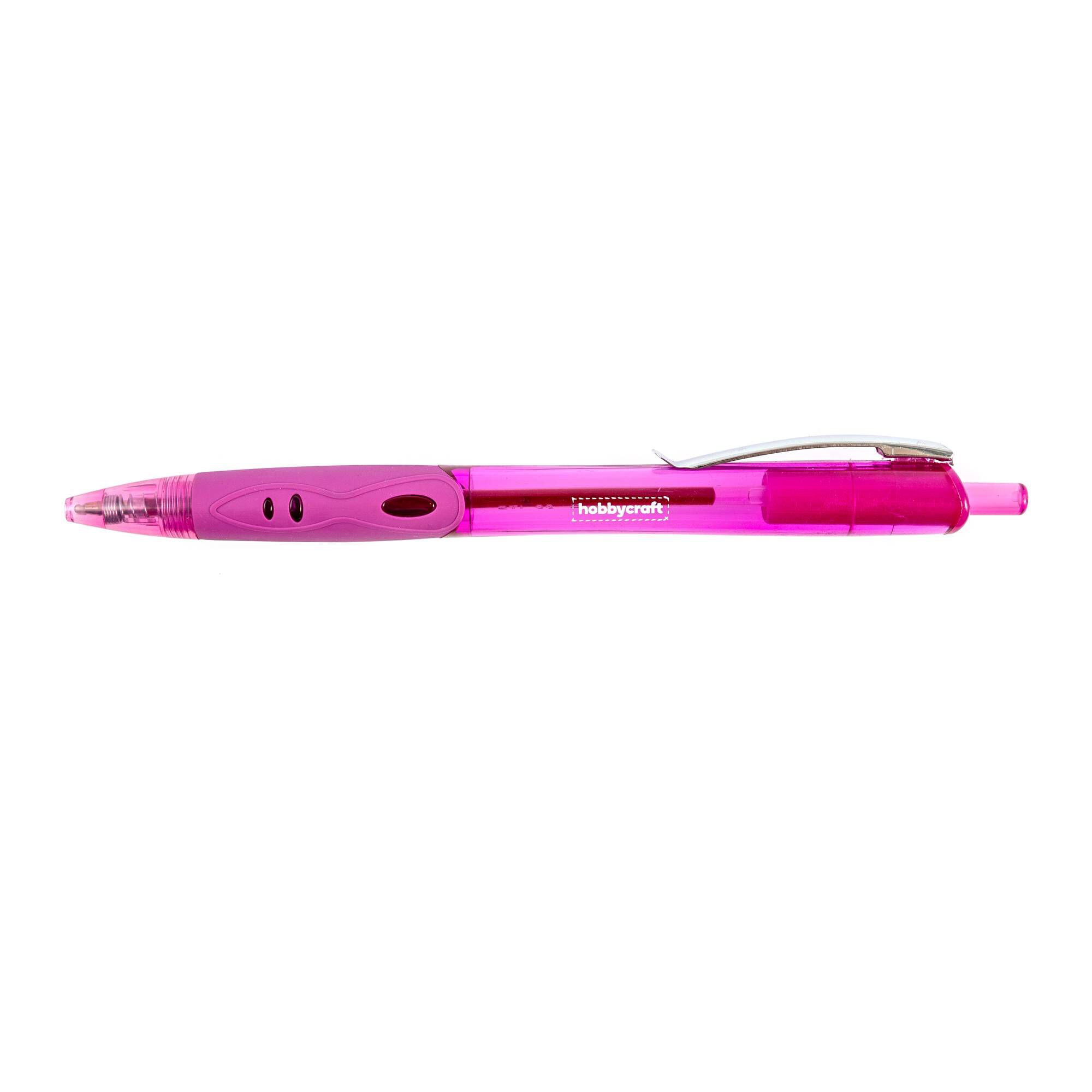 Bright Smooth Ballpoint Pens 5 Pack | Hobbycraft