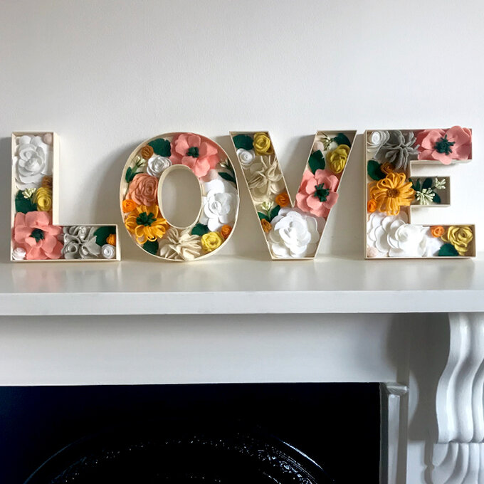 How To Make Floral Fillable LOVE Letters Hobbycraft How To Make Floral Fillable LOVE Letters Hobbycraft