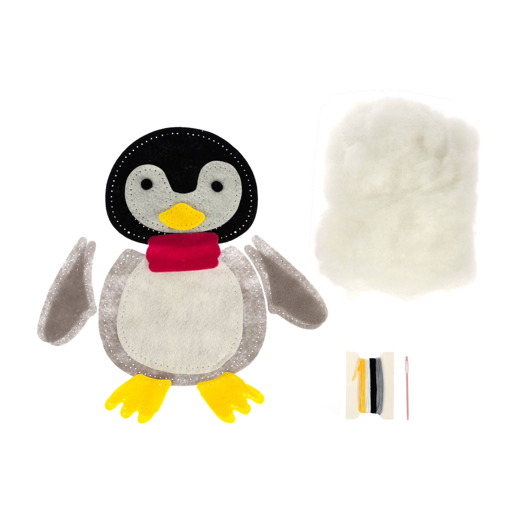 Make Your Own Penguin Felt Pillow Kit | Hobbycraft
