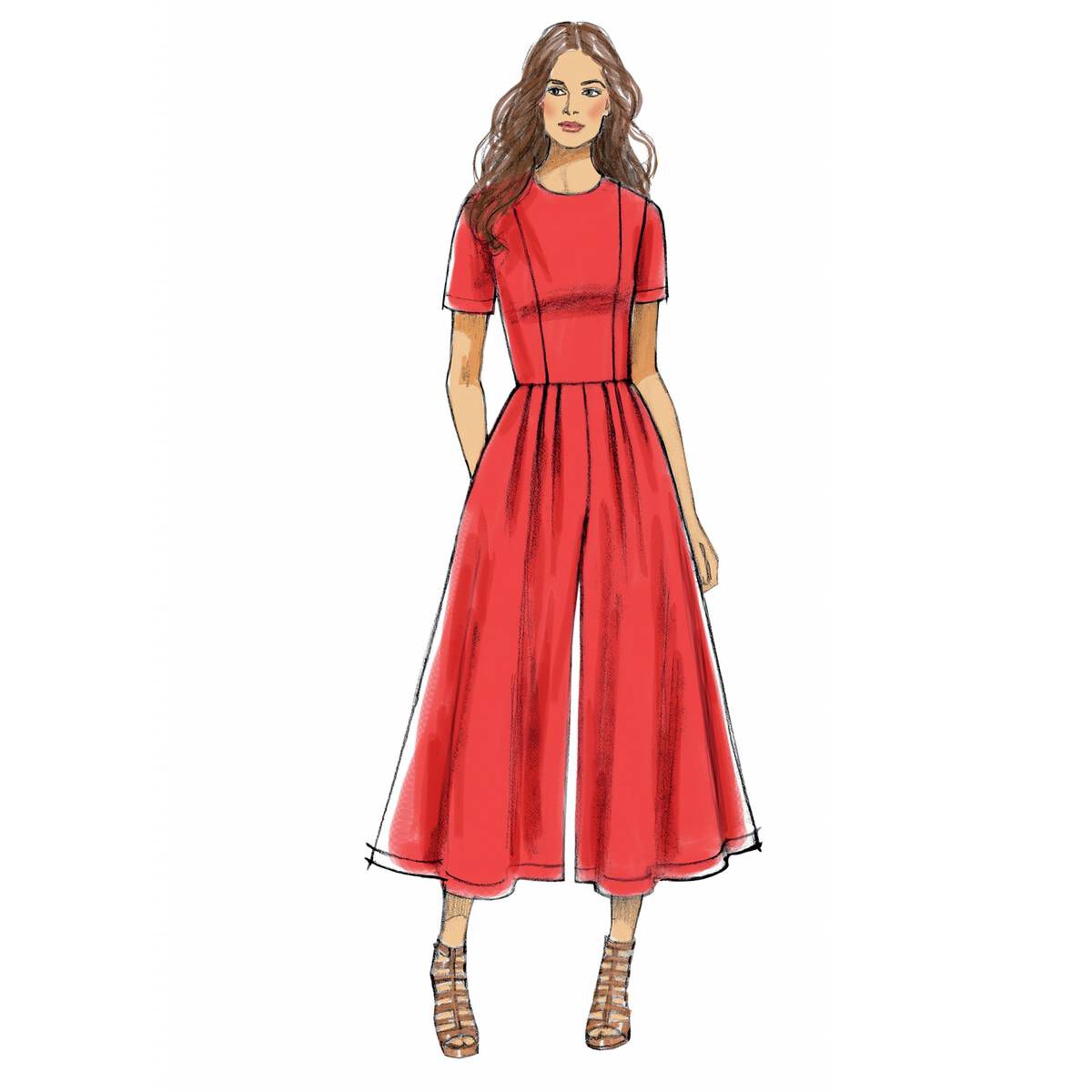 Vogue Dress and Jumpsuit Sewing Pattern V9075 (6-14) | Hobbycraft