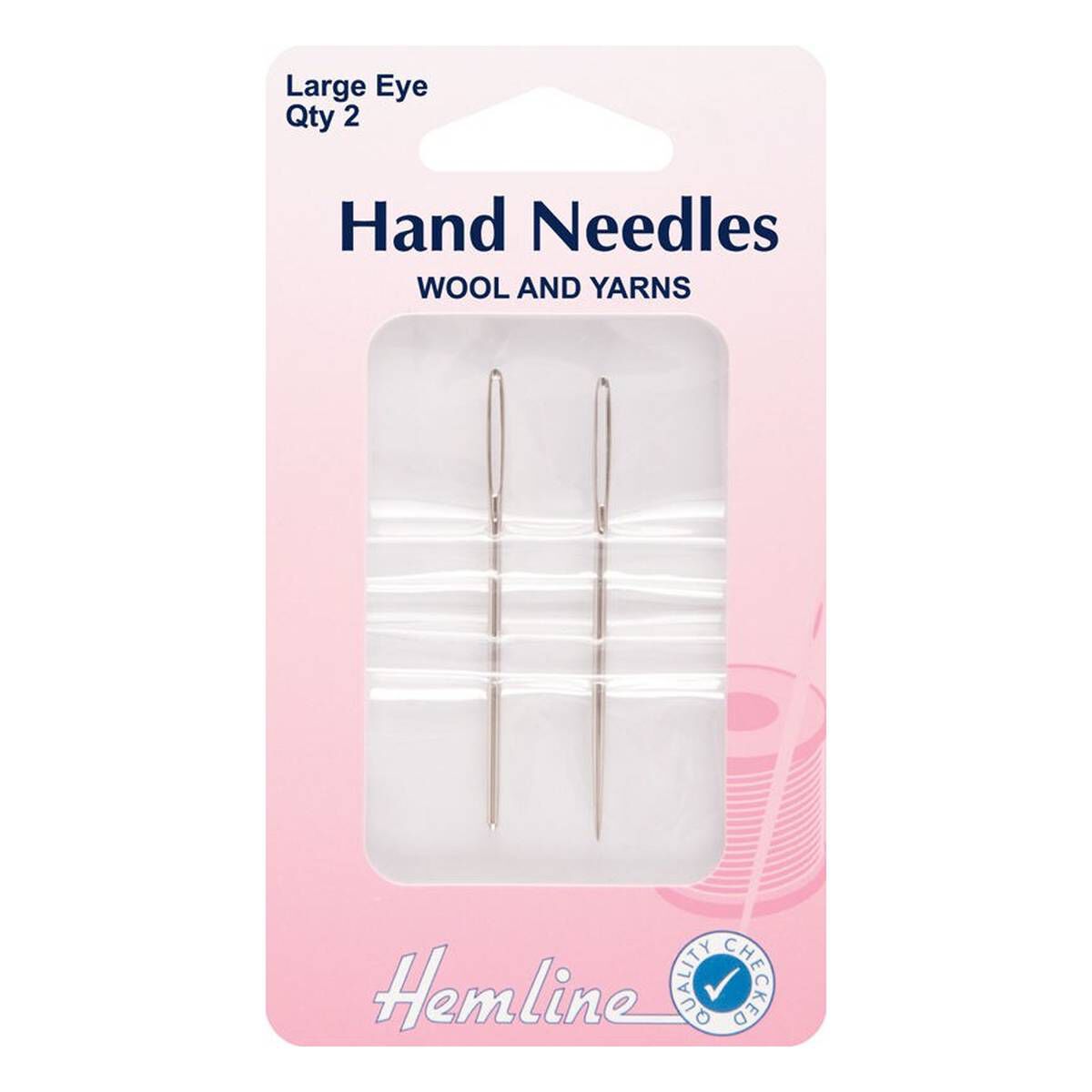 Hemline Yarn Hand Needles 2 Pack | Hobbycraft