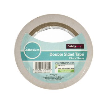 Double-Sided Sticky Tape 21mm x 25m | Hobbycraft