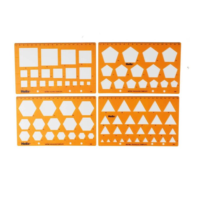 Helix Shape Templates 4 Pack | Hobbycraft