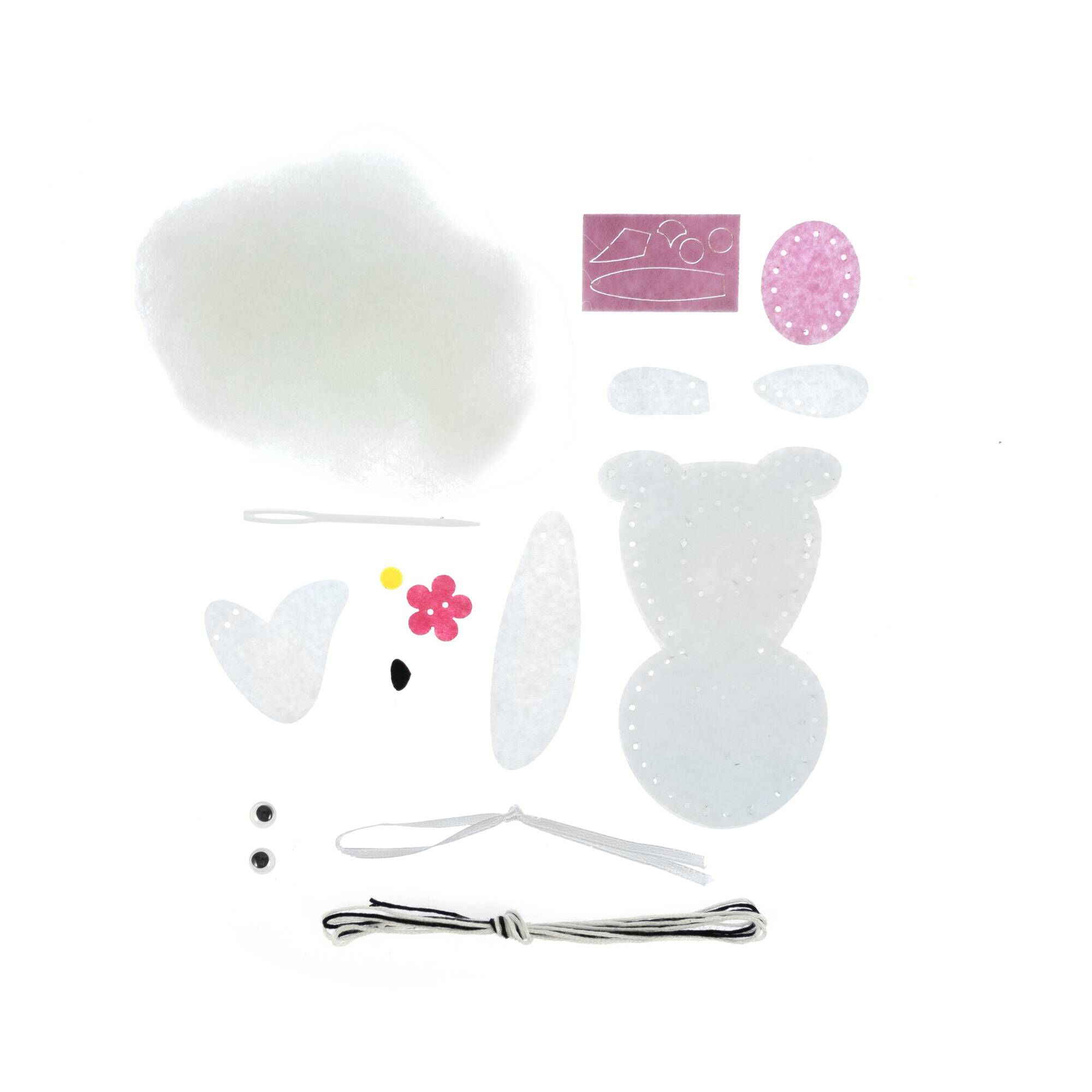 Rabbit Felt Sewing Kit | Hobbycraft