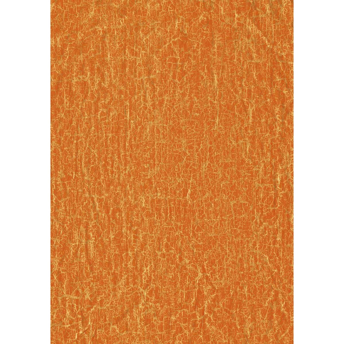 Decopatch Orange Crackle Paper 3 Sheets | Hobbycraft