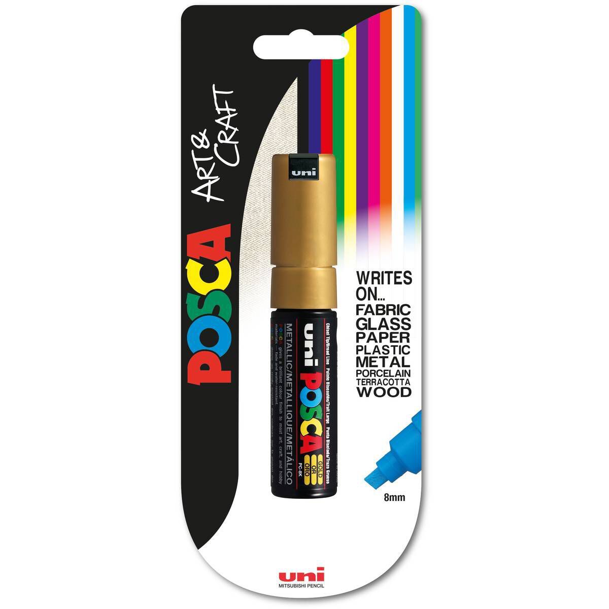 Uni-ball Gold Posca Marker PC-8K | Hobbycraft
