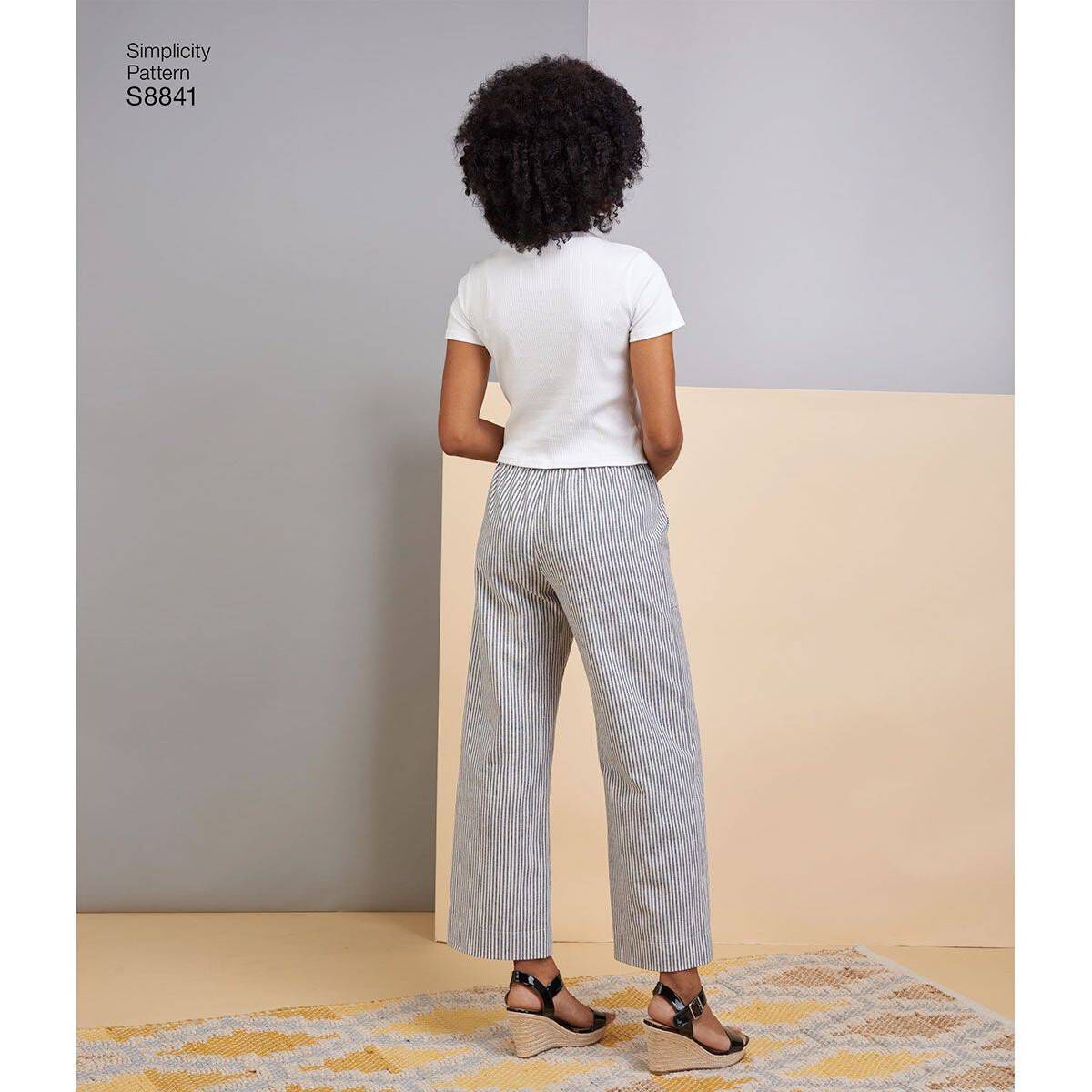Simplicity Women's Trousers Sewing Pattern 8841 | Hobbycraft