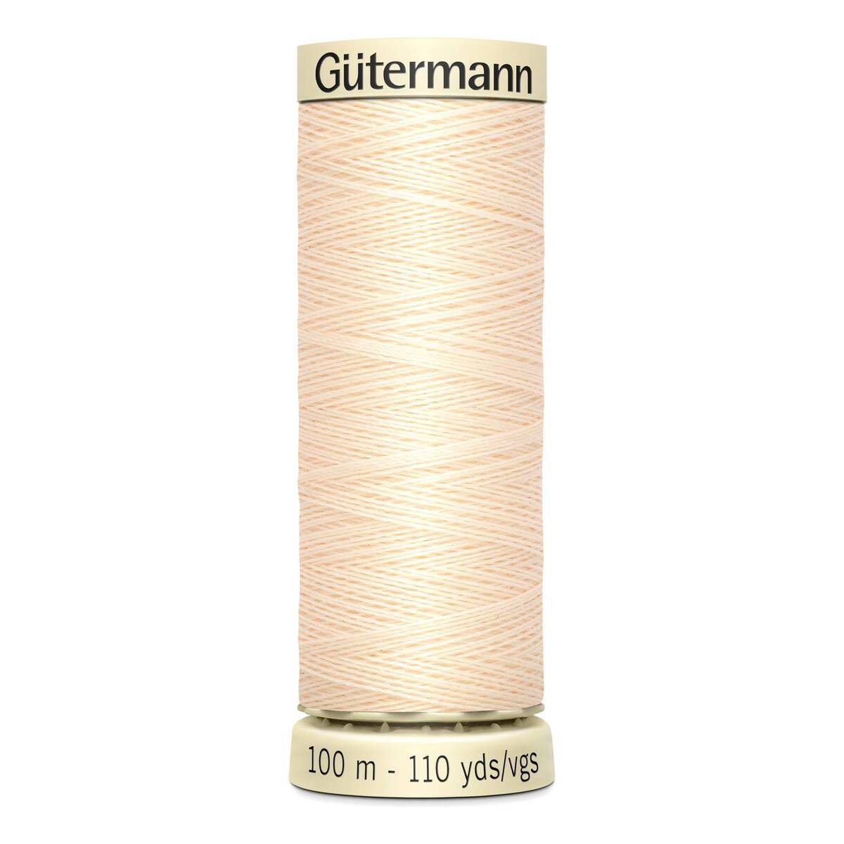 Gutermann Cream Sew All Thread 100m (414) | Hobbycraft