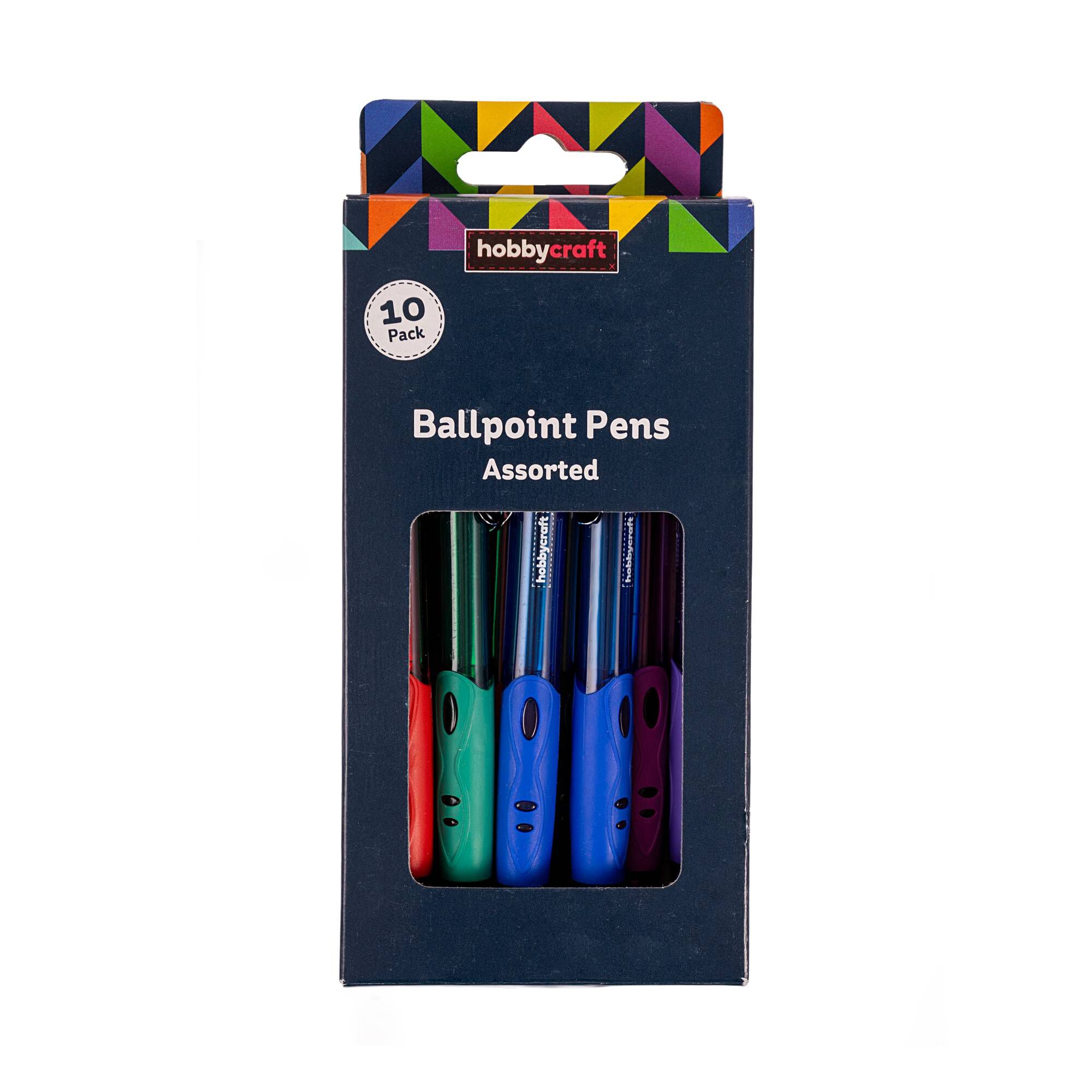 Assorted Ballpoint Pens 10 Pack | Hobbycraft