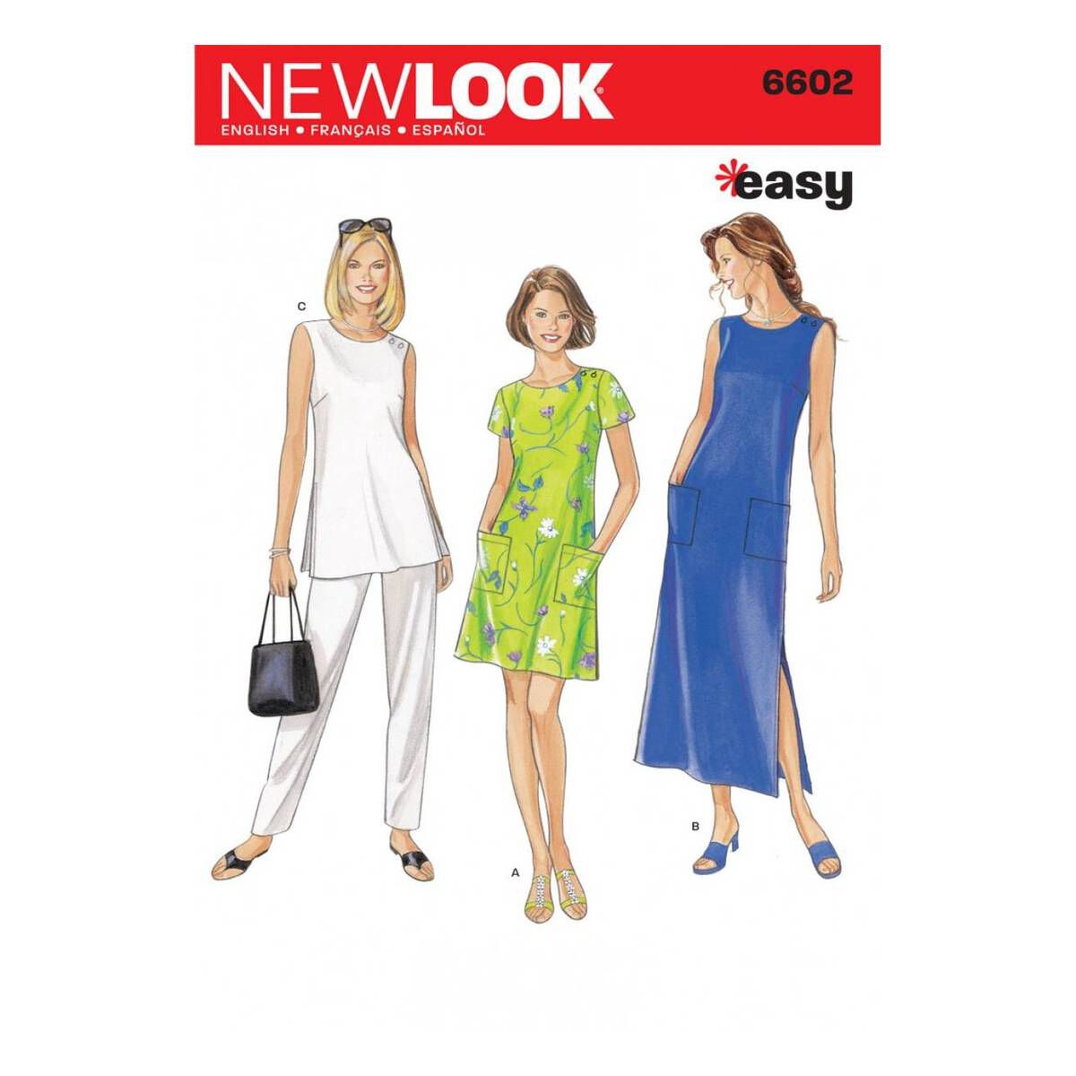 New Look Women's Dress and Trousers Sewing Pattern 6602 | Hobbycraft