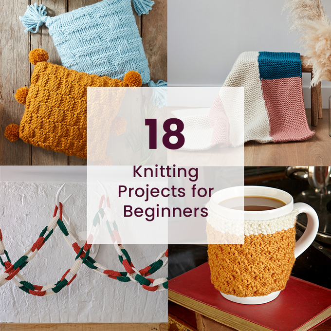 18 Knitting Projects for Beginners | Hobbycraft