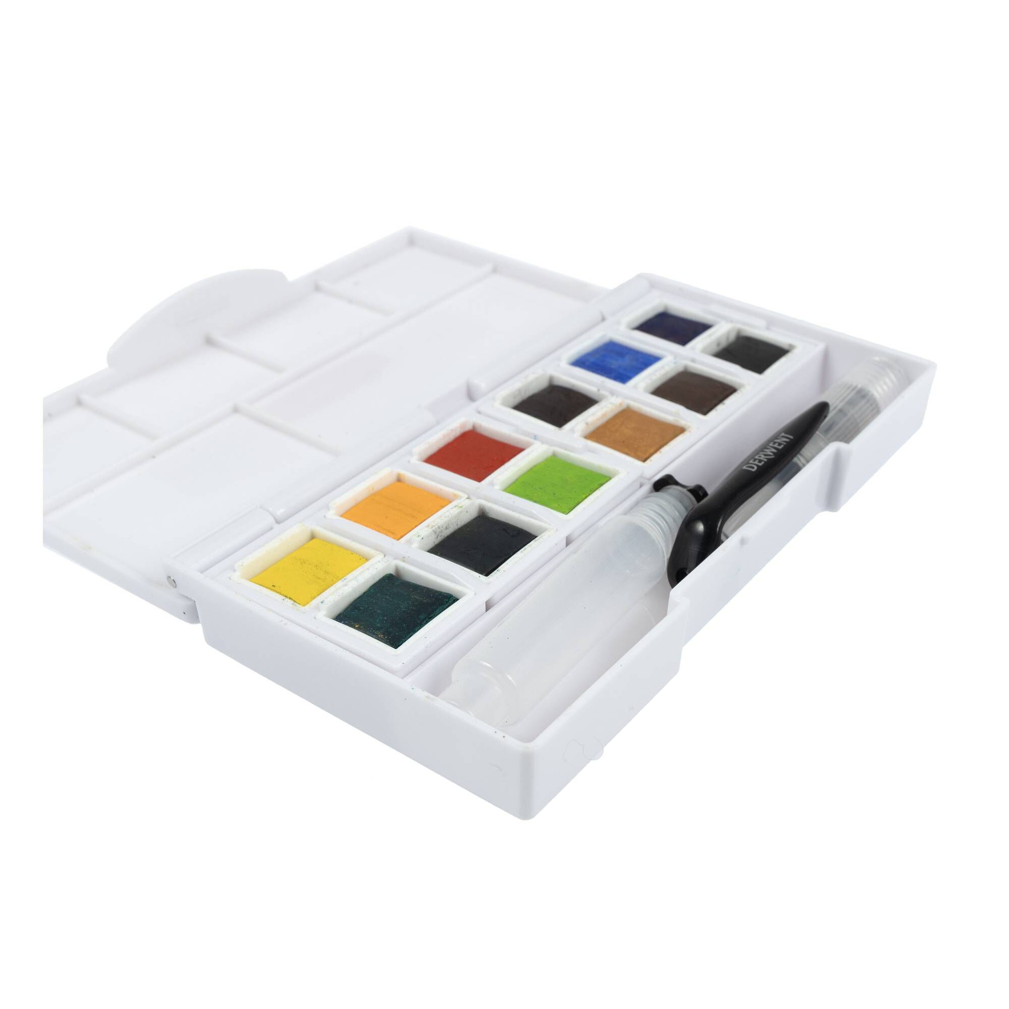 Derwent Inktense 12 Paint Pan Travel Set | Hobbycraft