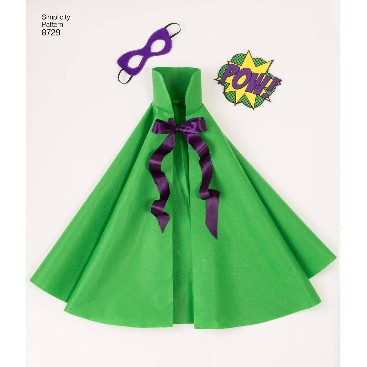 Simplicity Kids’ Cape Costume Sewing Pattern 8729 (S-L) | Hobbycraft