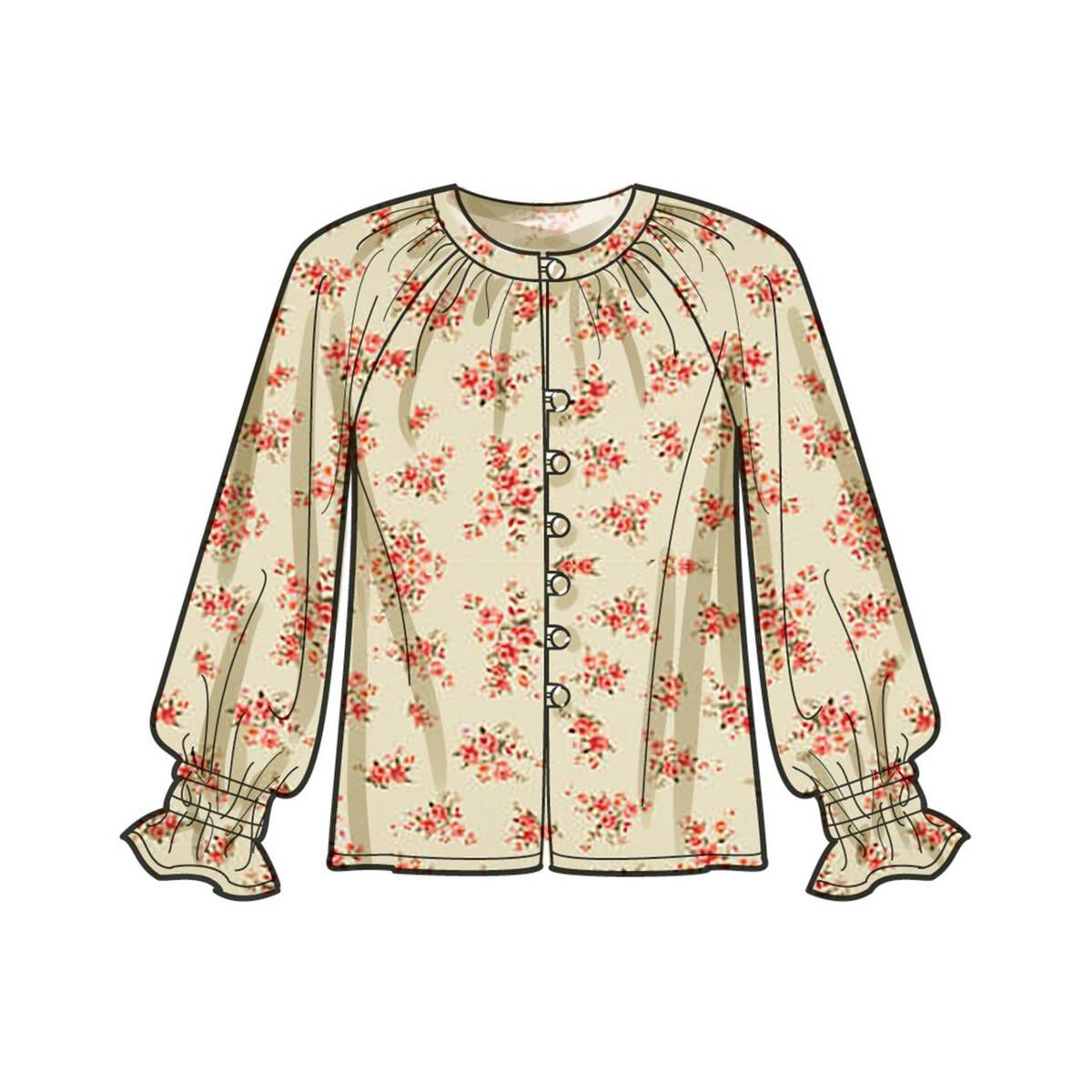 New Look Women's Top Sewing Pattern 6743 (8-20) | Hobbycraft