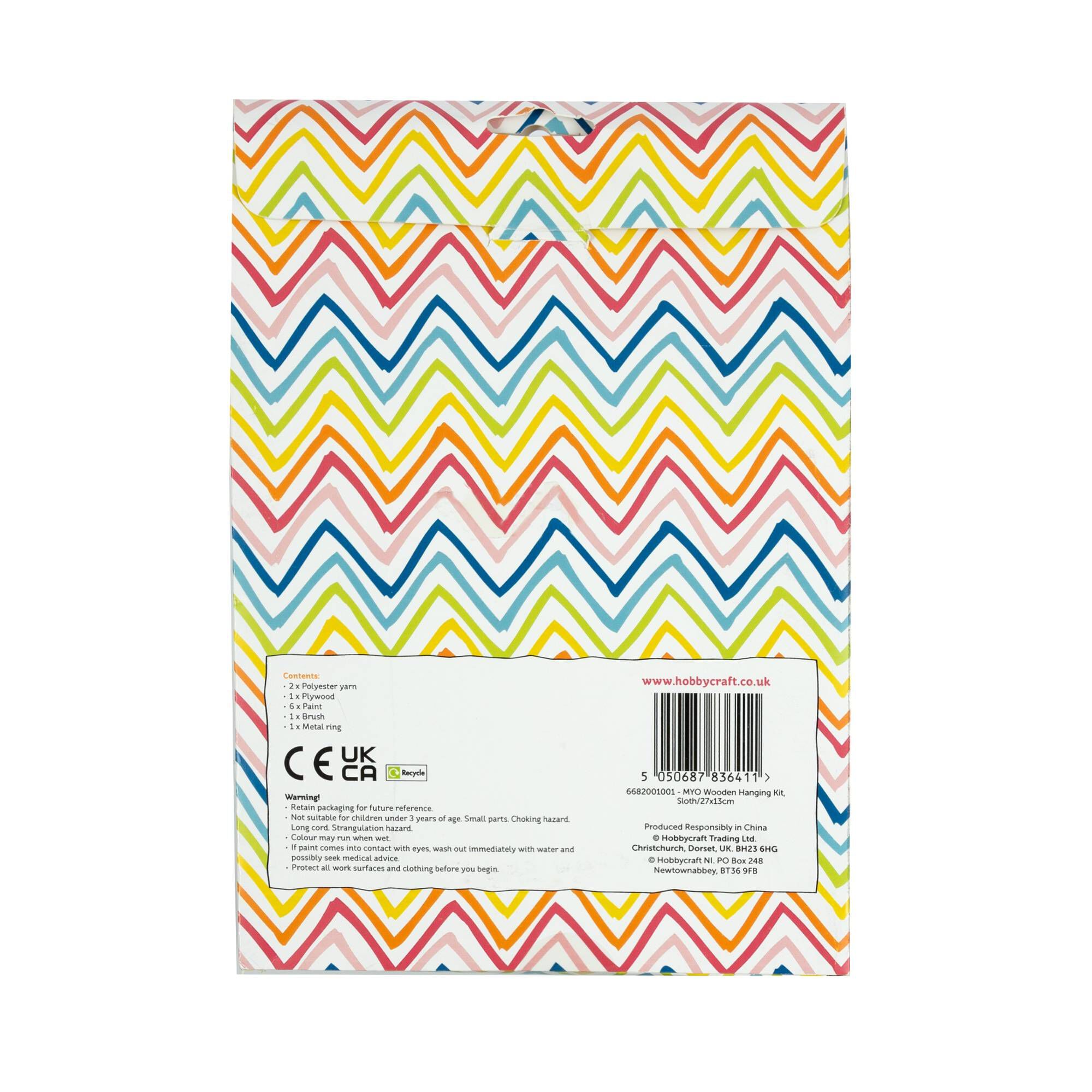 Make Your Own Wooden Hanging Sloth Kit | Hobbycraft