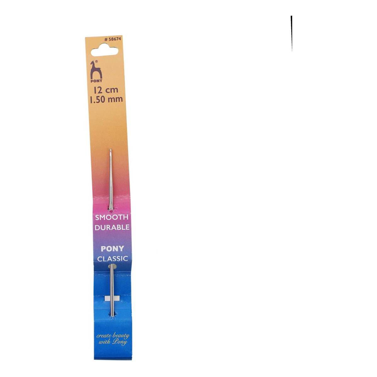Pony Crochet Hook 1.5mm x 12cm | Hobbycraft