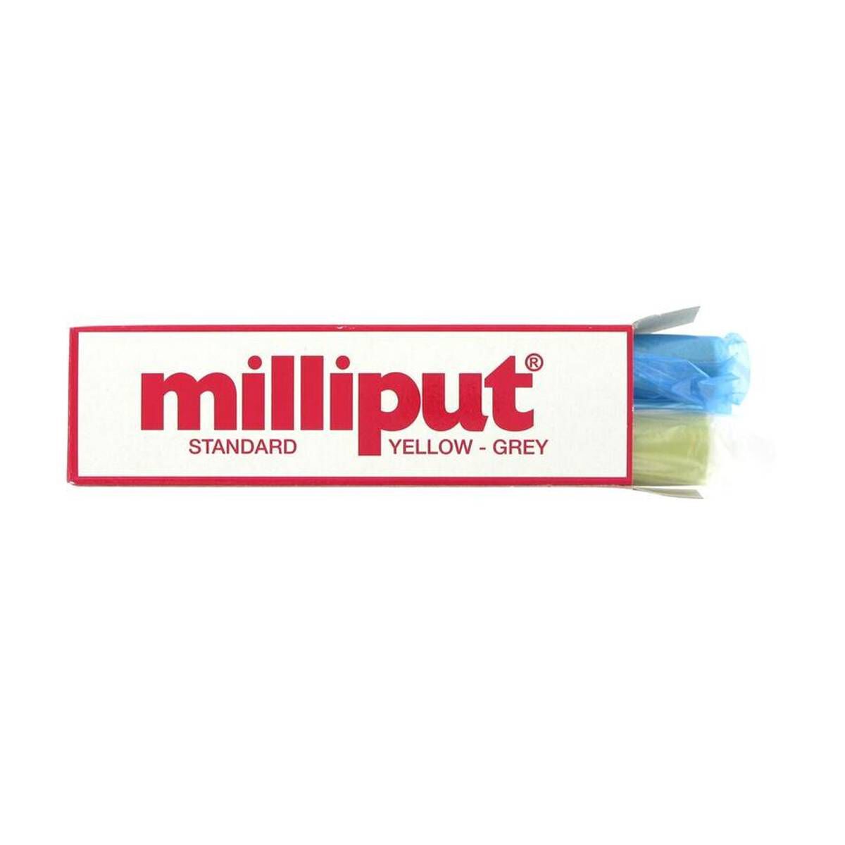 Milliput Standard Yellow Grey Epoxy Putty 125g | Hobbycraft
