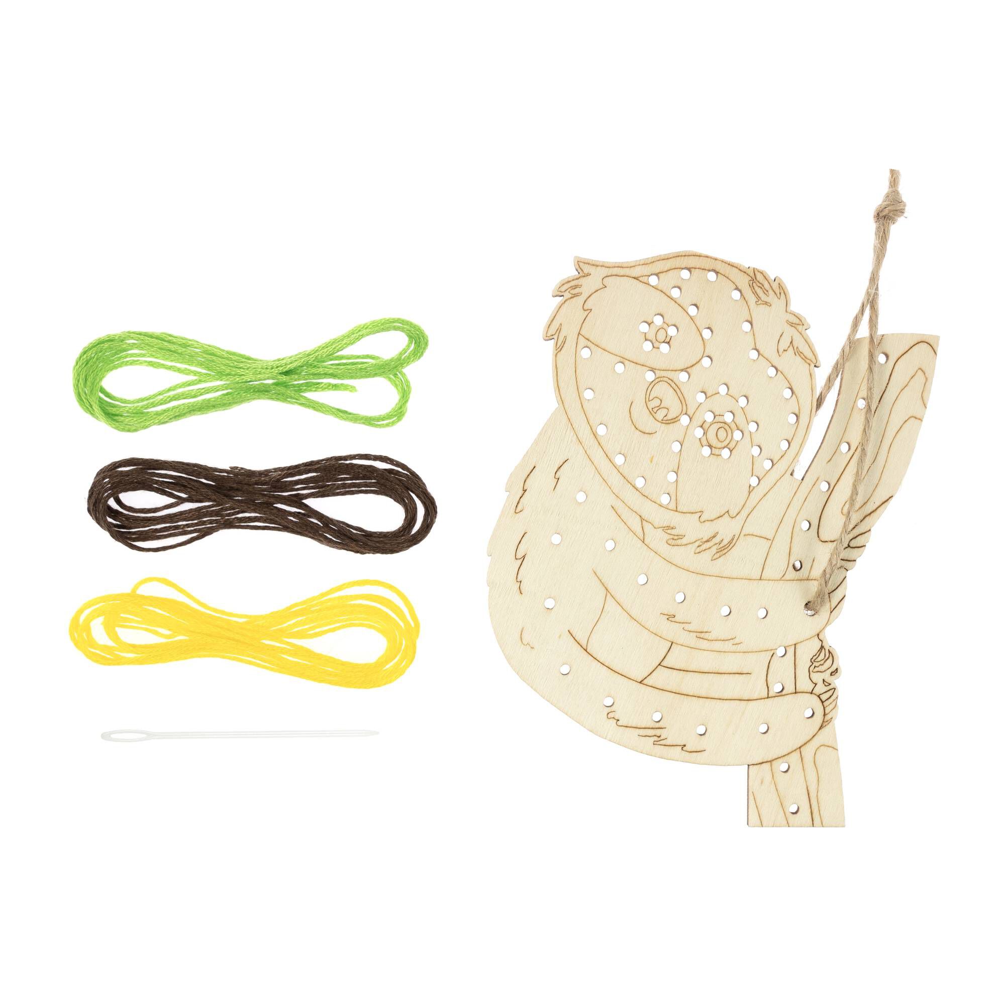 Sloth Wooden Threading Kit | Hobbycraft