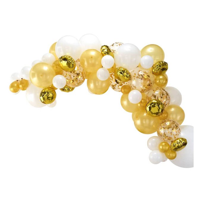 Ginger Ray Gold Balloon Arch Kit | Hobbycraft