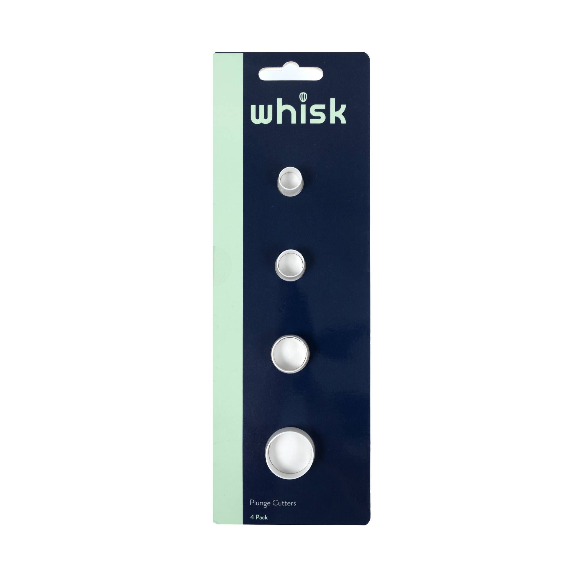 Whisk Circle Plunge Cutters 4 Pack | Hobbycraft