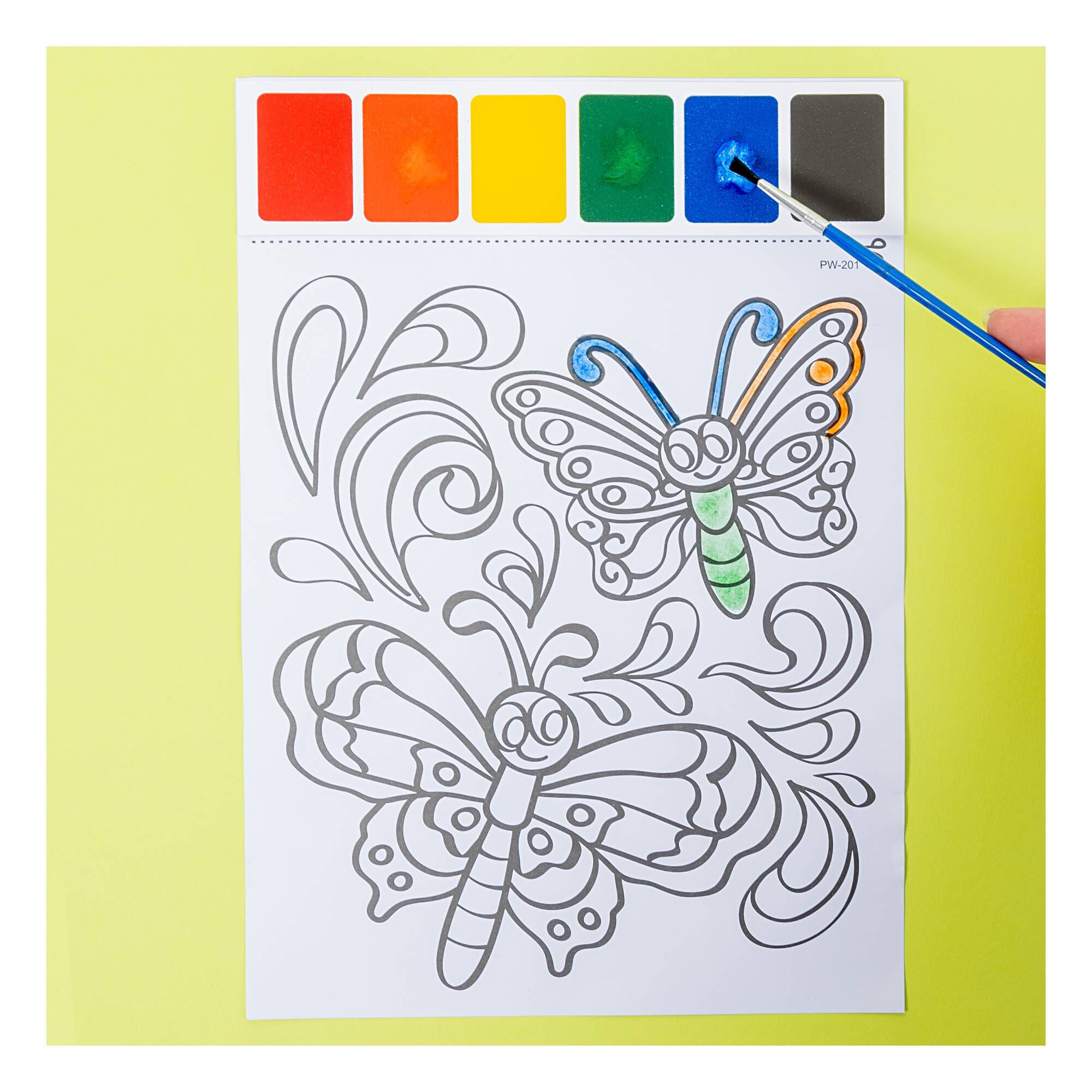 Butterfly Paint with Water Picture 2 Pack | Hobbycraft