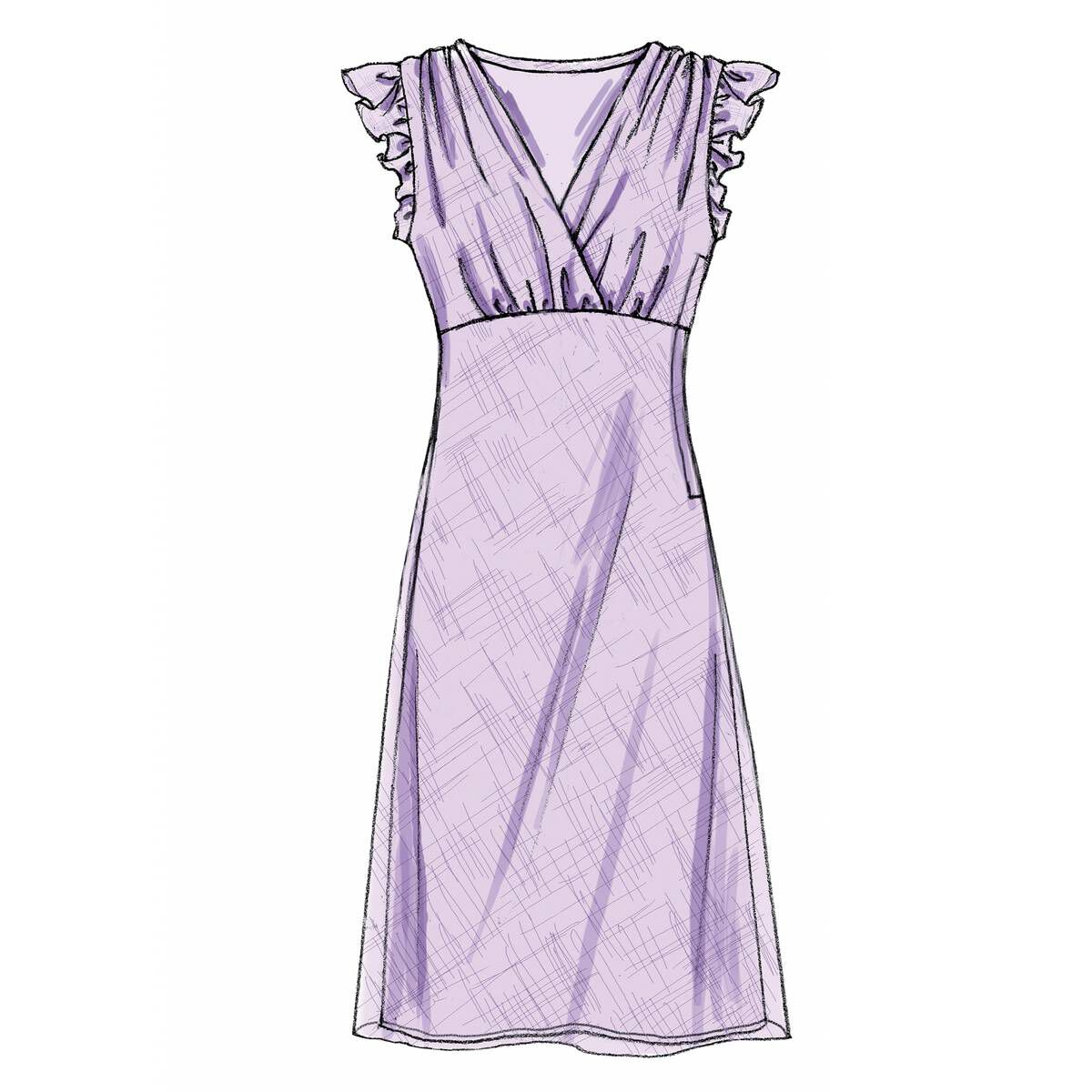 McCall’s Women’s Dress Sewing Pattern M7116 (8-16) | Hobbycraft