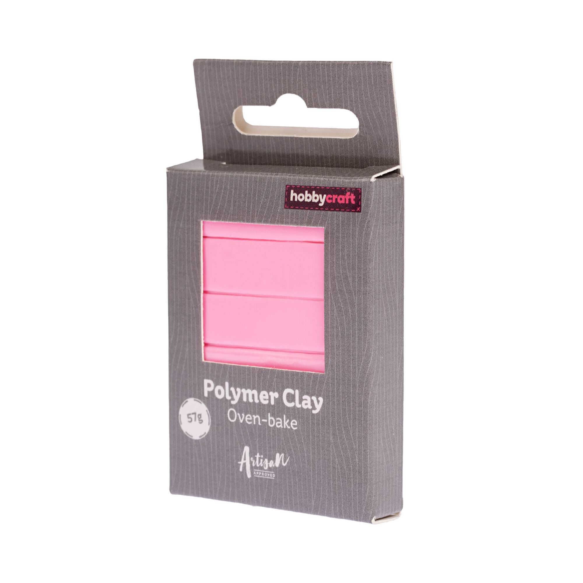 Baby Pink Polymer Clay 57g | Hobbycraft