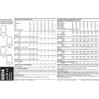 New Look Women's Vest Sewing Pattern 6914 | Hobbycraft