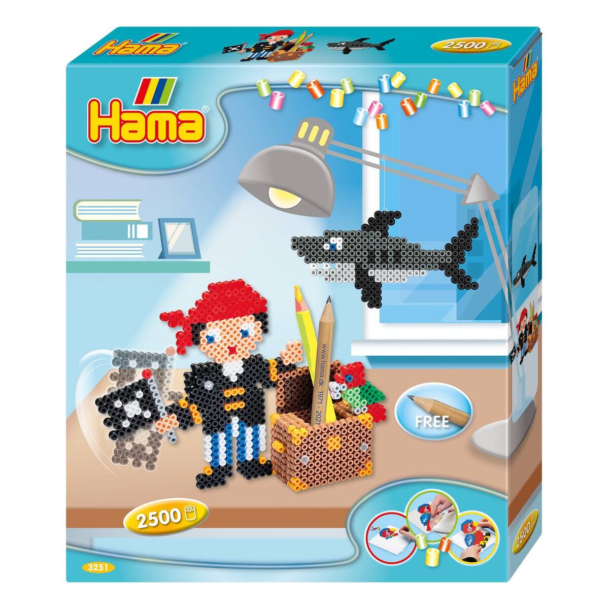 Hama Beads Pirate Play Gift Set | Hobbycraft