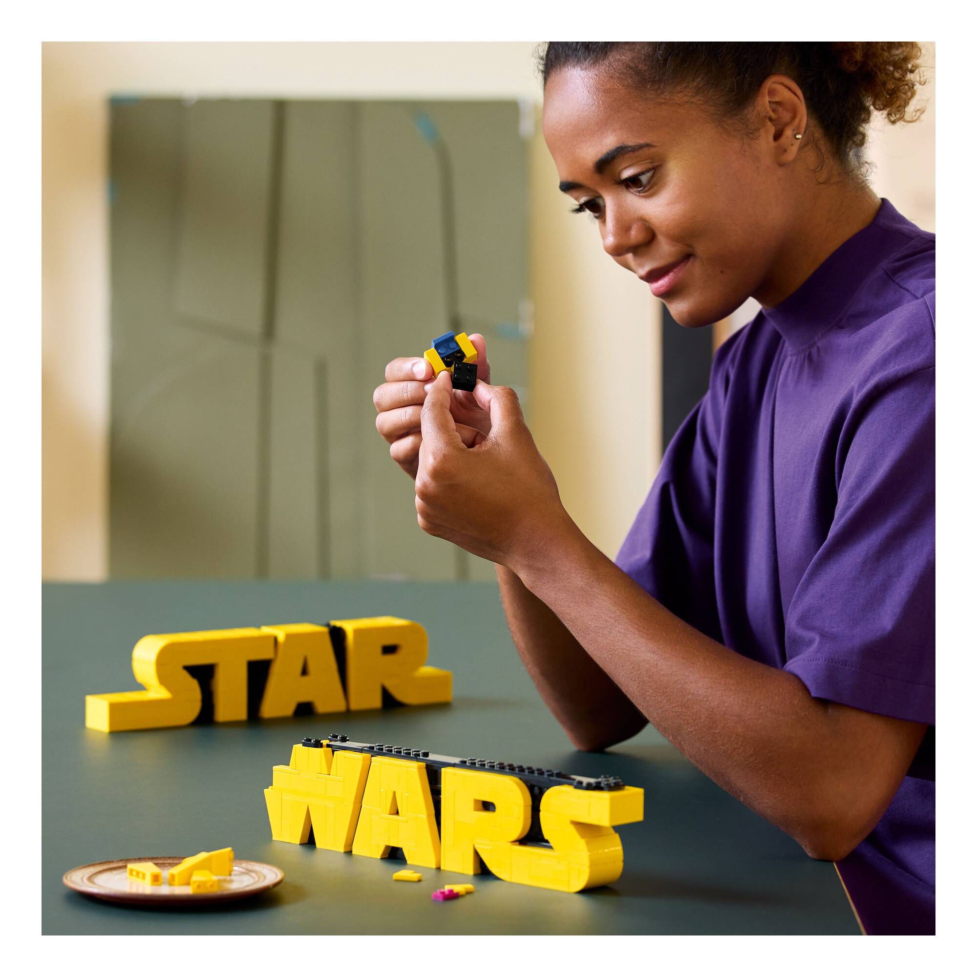 LEGO Brick-Built Star Wars Logo | Hobbycraft