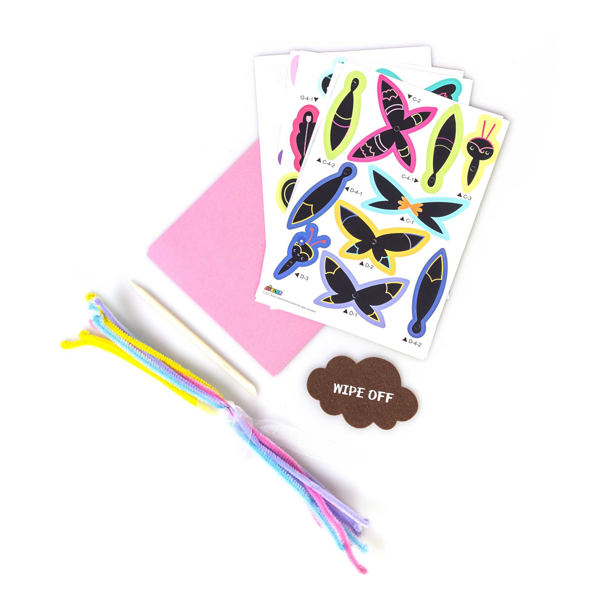 Scratch Butterfly Bouquet Kit | Hobbycraft