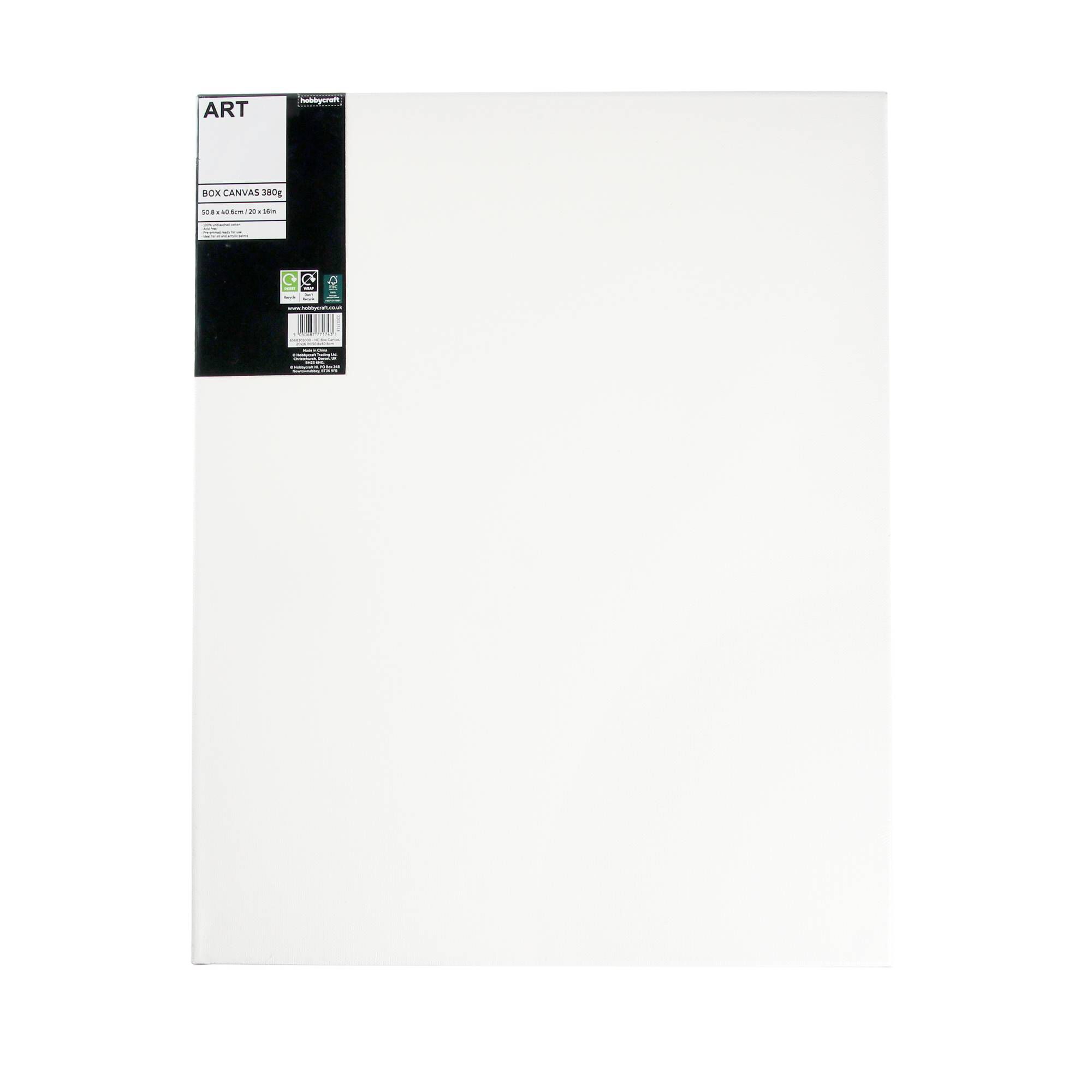 Box Canvas 51cm x 41cm | Hobbycraft