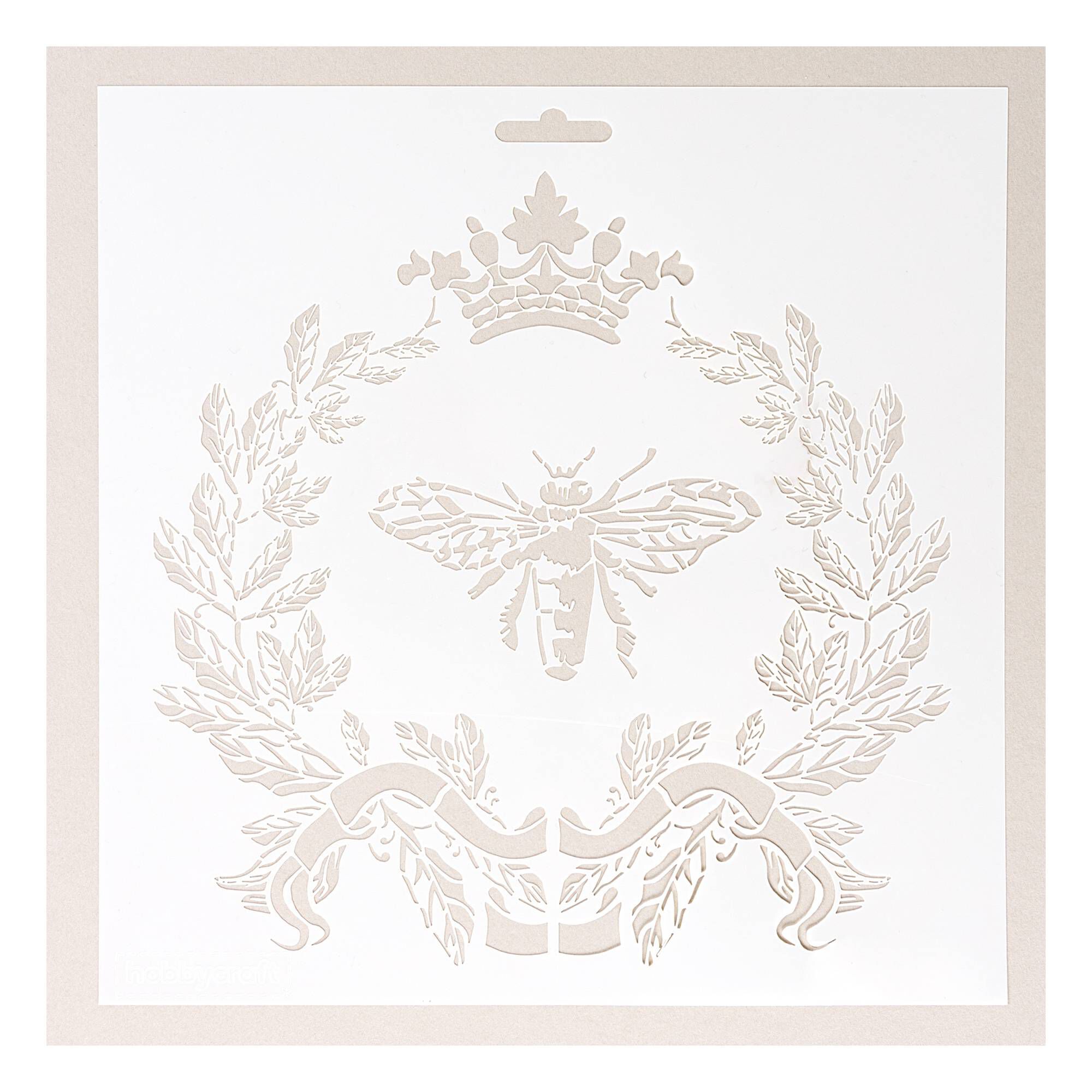 Queen Bee Stencil 25cm x 25cm | Hobbycraft
