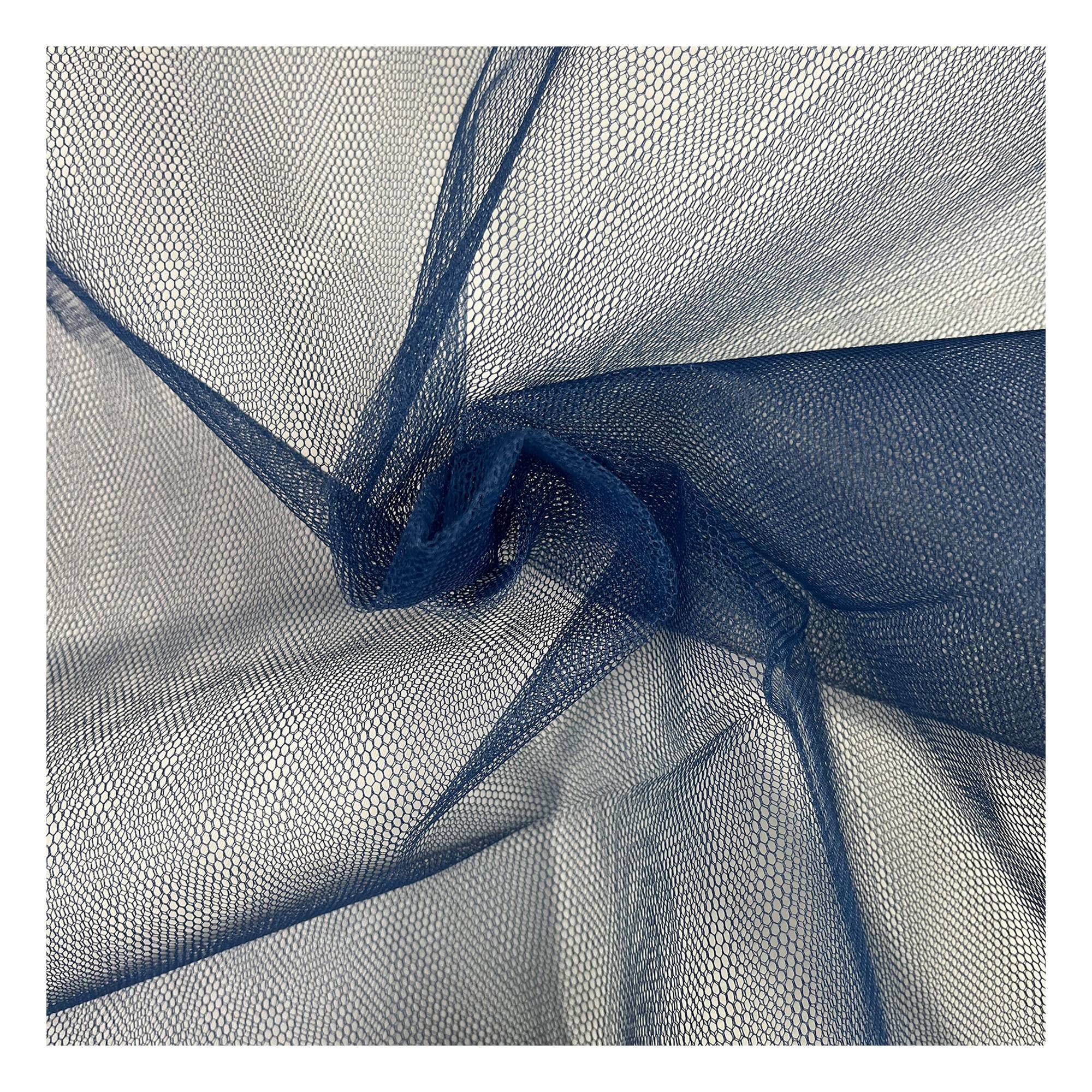 French Navy Nylon Dress Net Fabric by the Metre | Hobbycraft