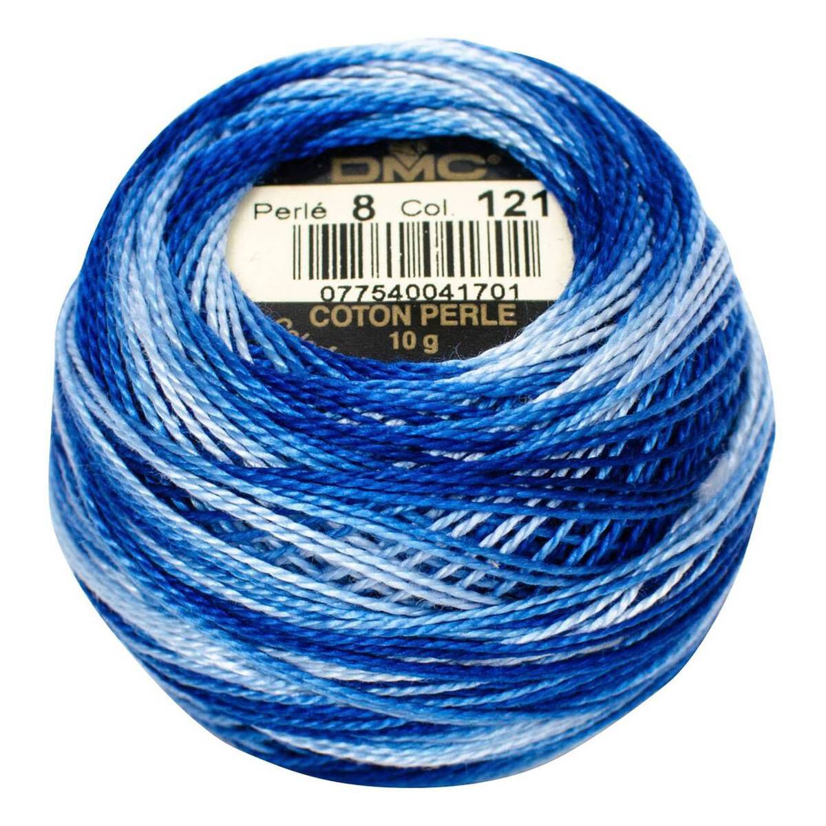 DMC Blue Pearl Cotton Thread on a Ball Size 8 80m (121) | Hobbycraft