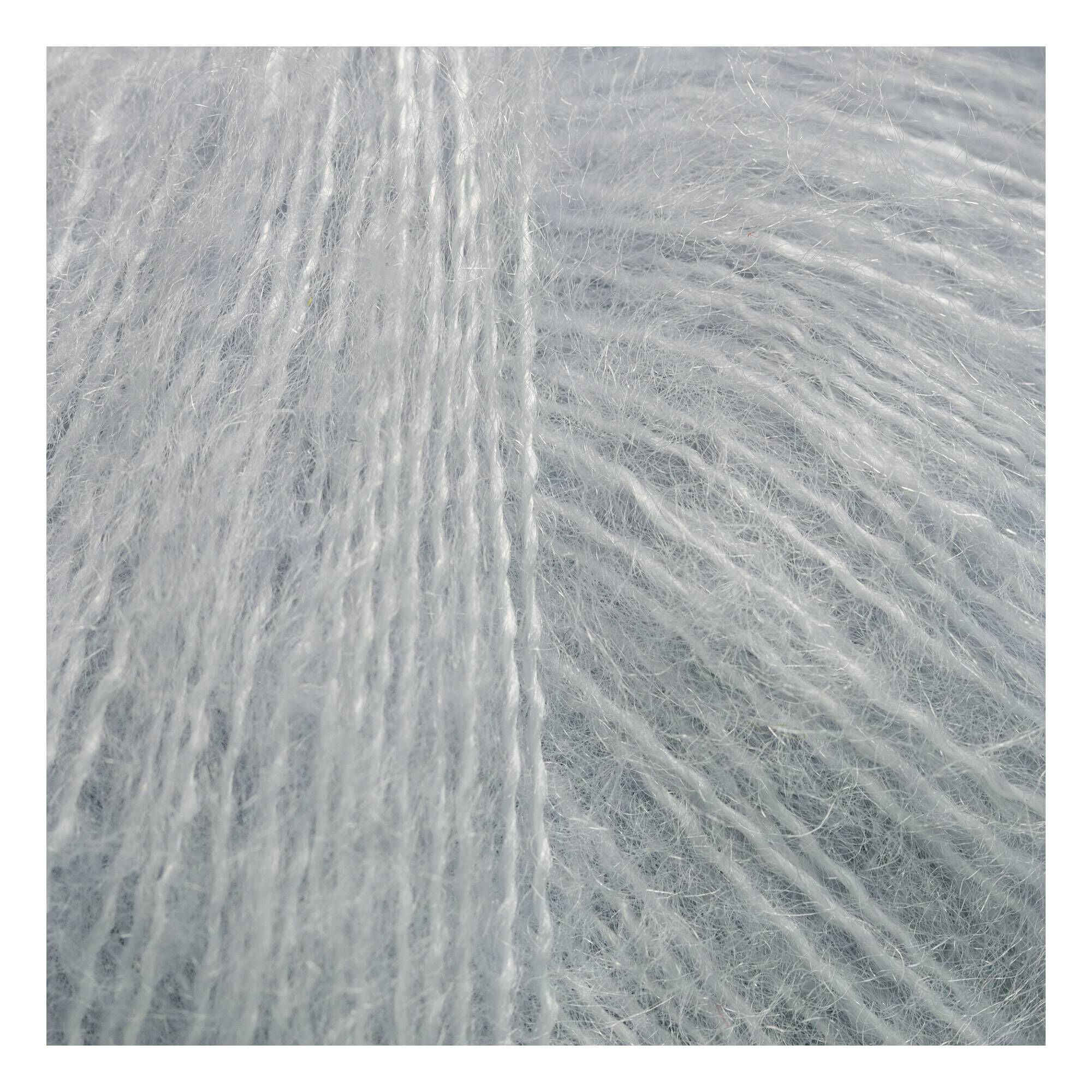 Knitcraft Light Grey Oh My Fluff Yarn 50g | Hobbycraft